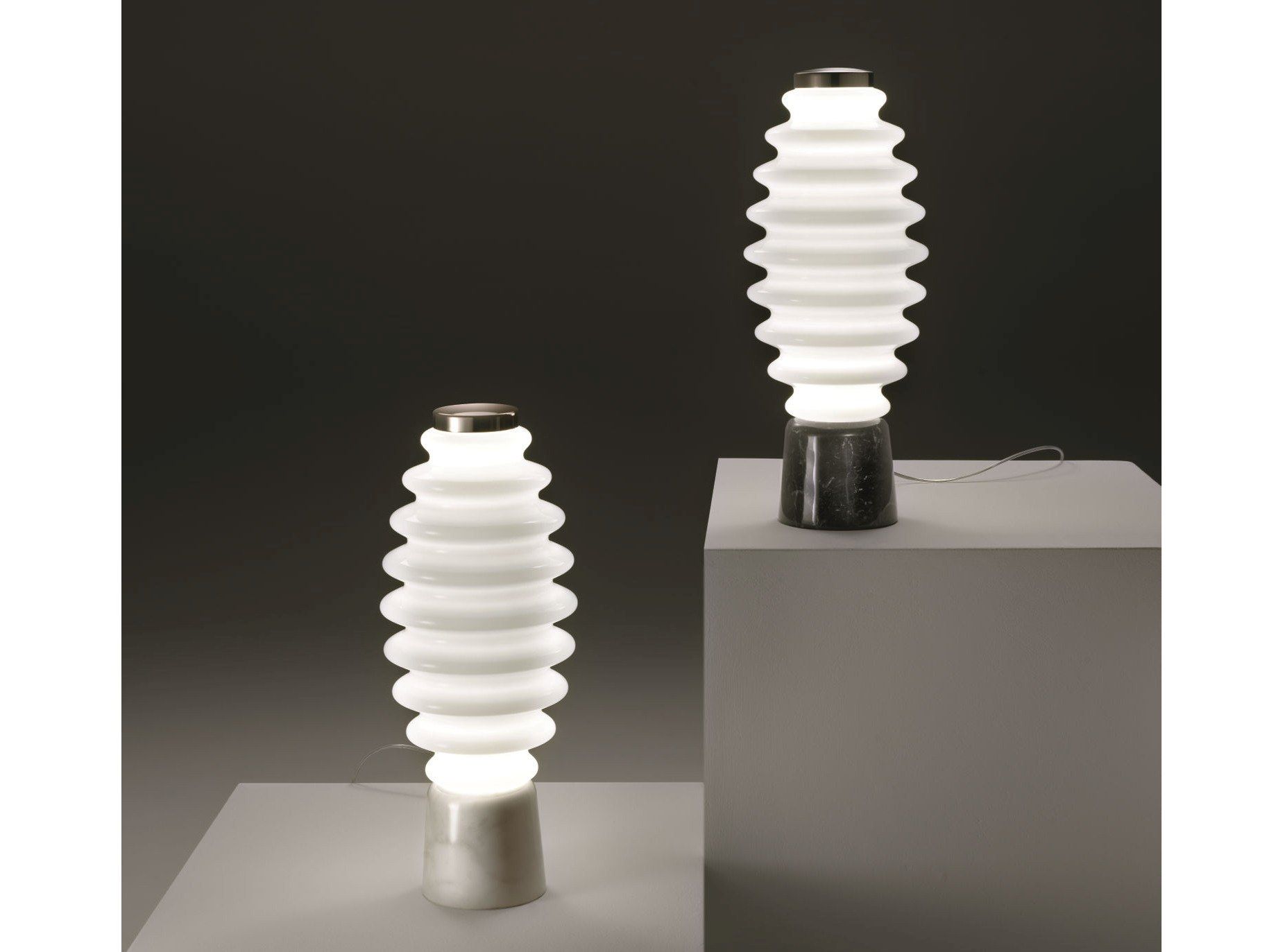 GRAND COLLIER LED blown glass table lamp By Italamp | design Marc Sadler