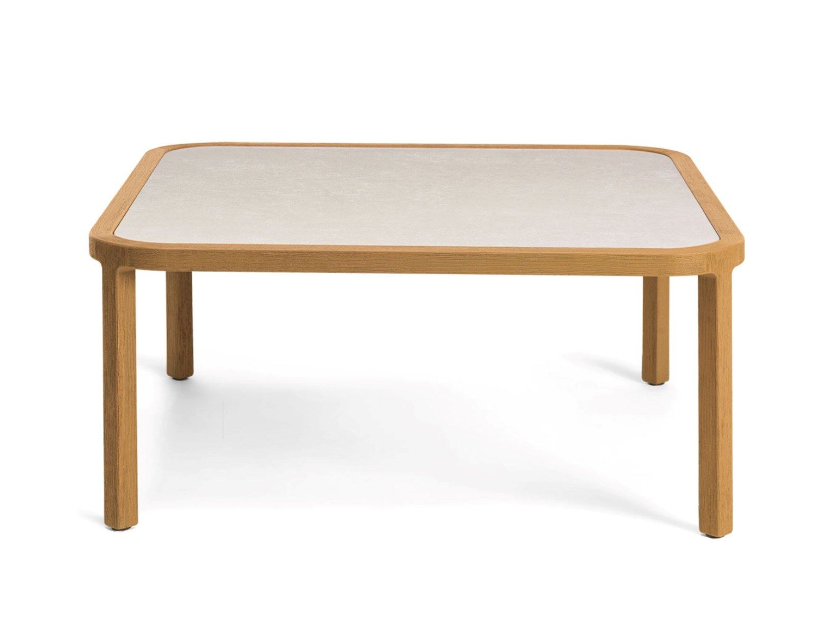 GRAND LIFE Square ceramic coffee table By Ethimo | design Christophe Pillet