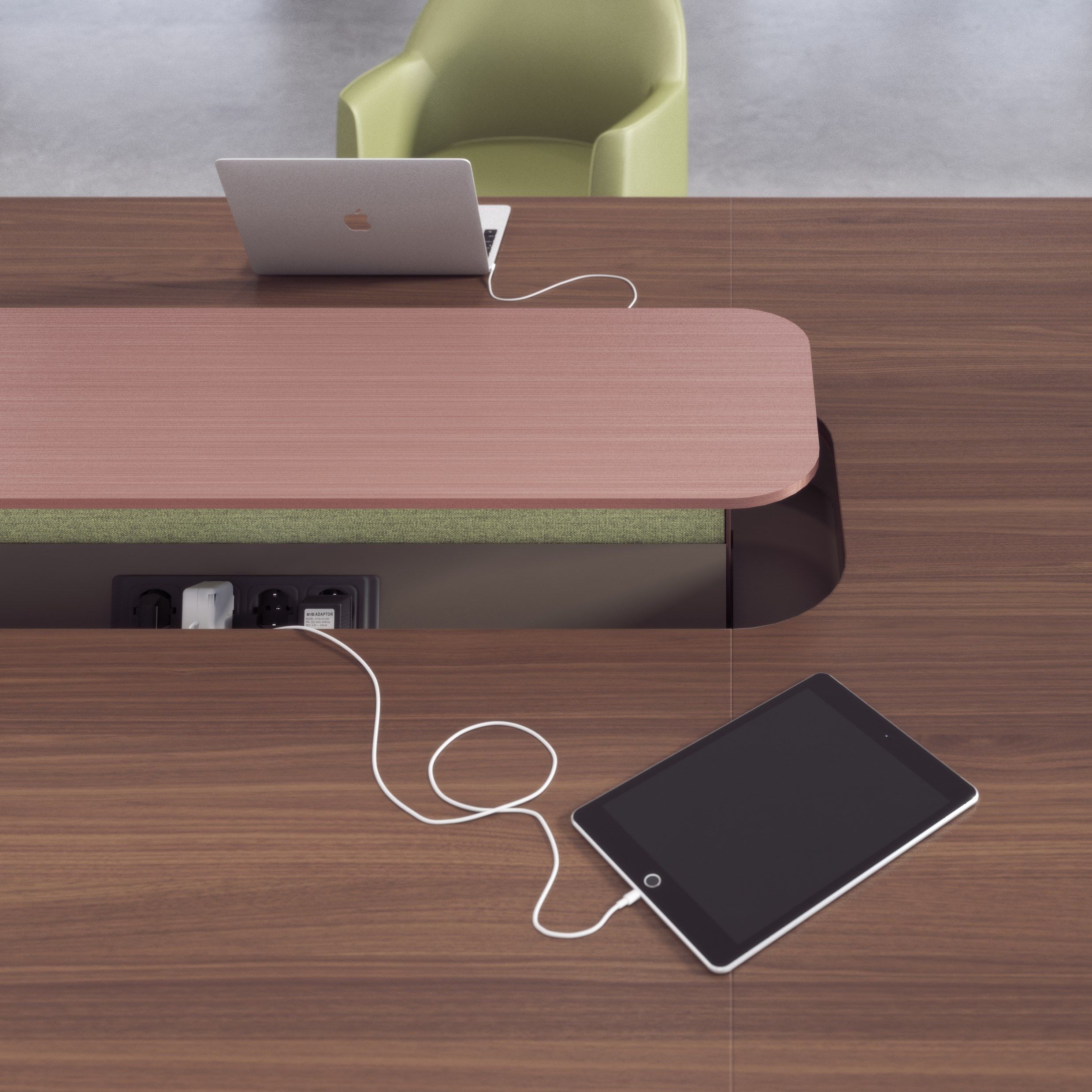 GRAND MORE SHARING | Meeting table Meeting table with cable management ...