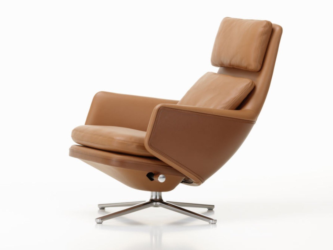 GRAND RELAX | Leather armchair By Vitra design Antonio Citterio