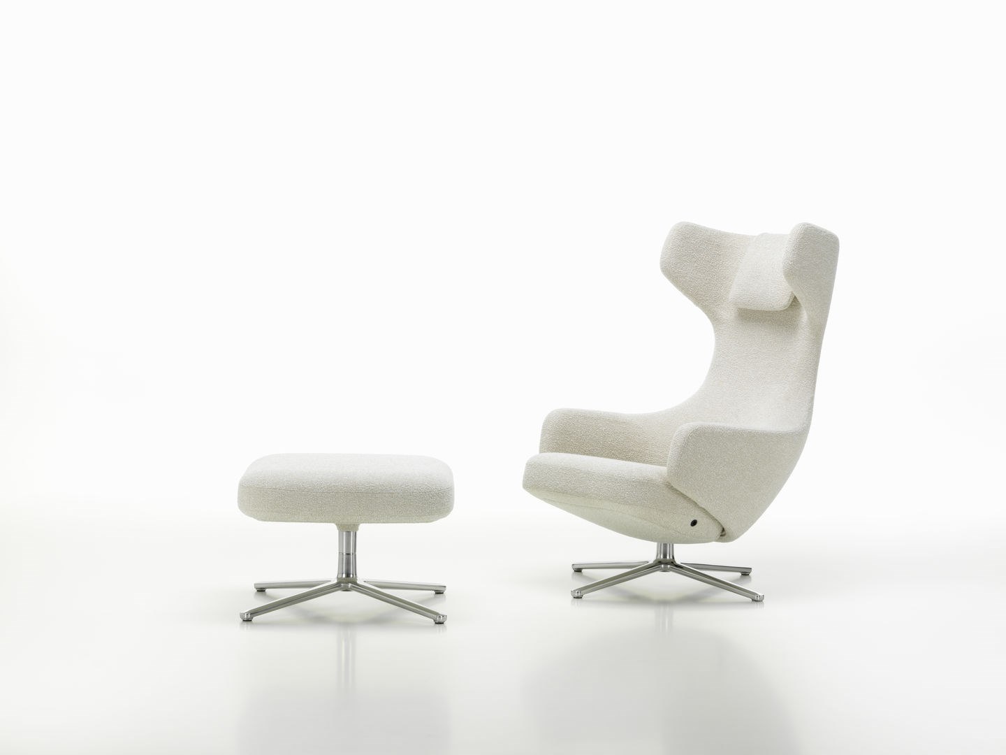 Swivel recliner armchair with footstool GRAND REPOS & OTTOMAN Repos ...