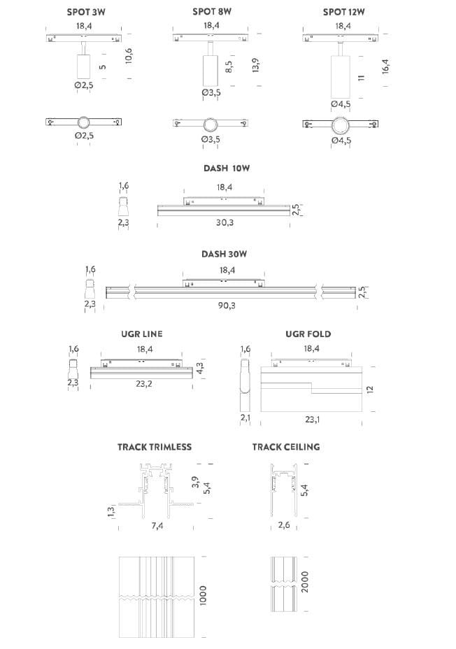 GRAVITY Track-Light By NEMO