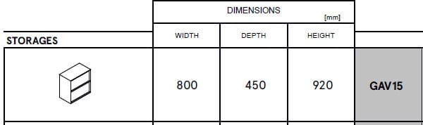 GRAVITY | Office drawer unit Gravity Collection By MDD