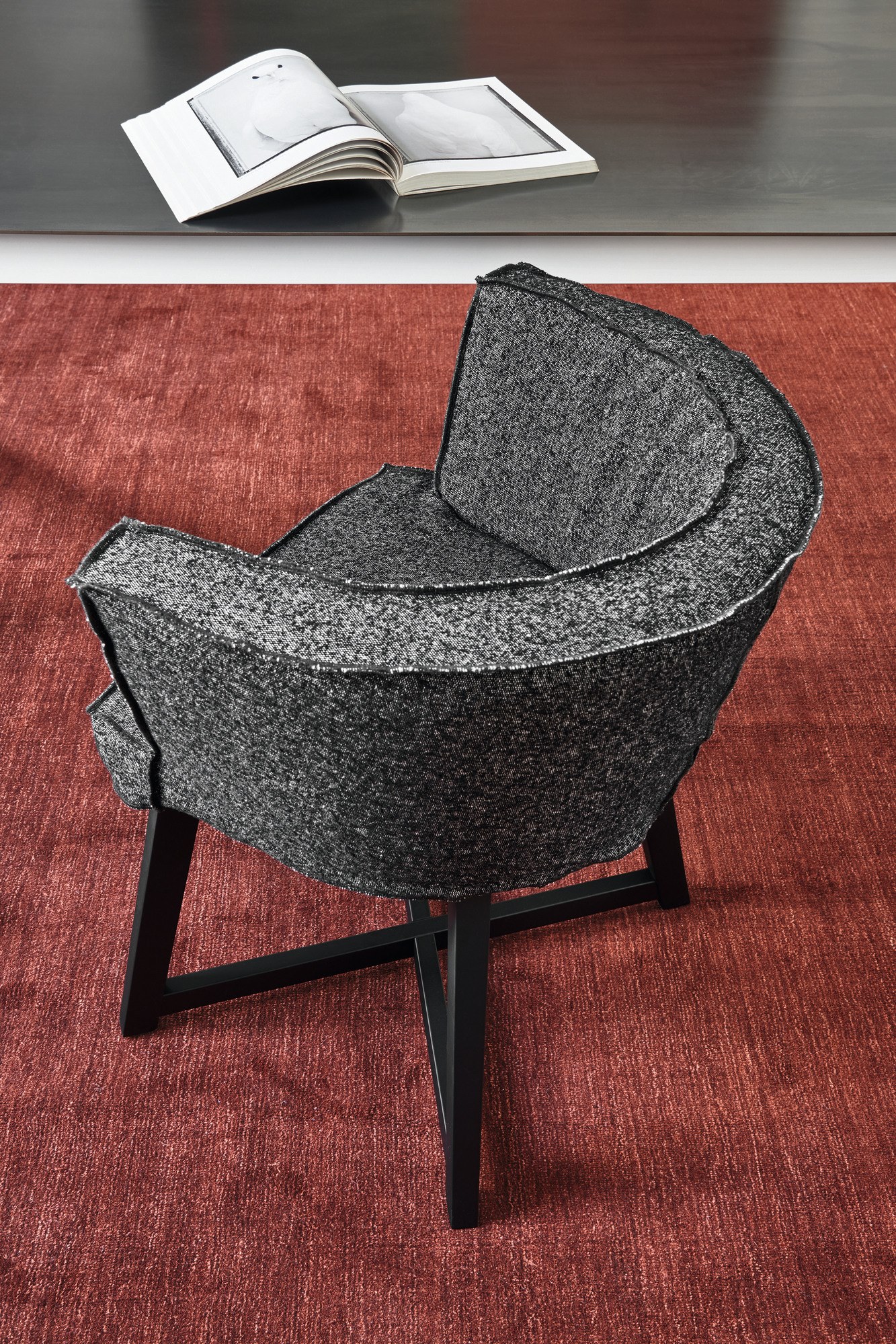 GRAY 26 Easy chair By Gervasoni | design Paola Navone