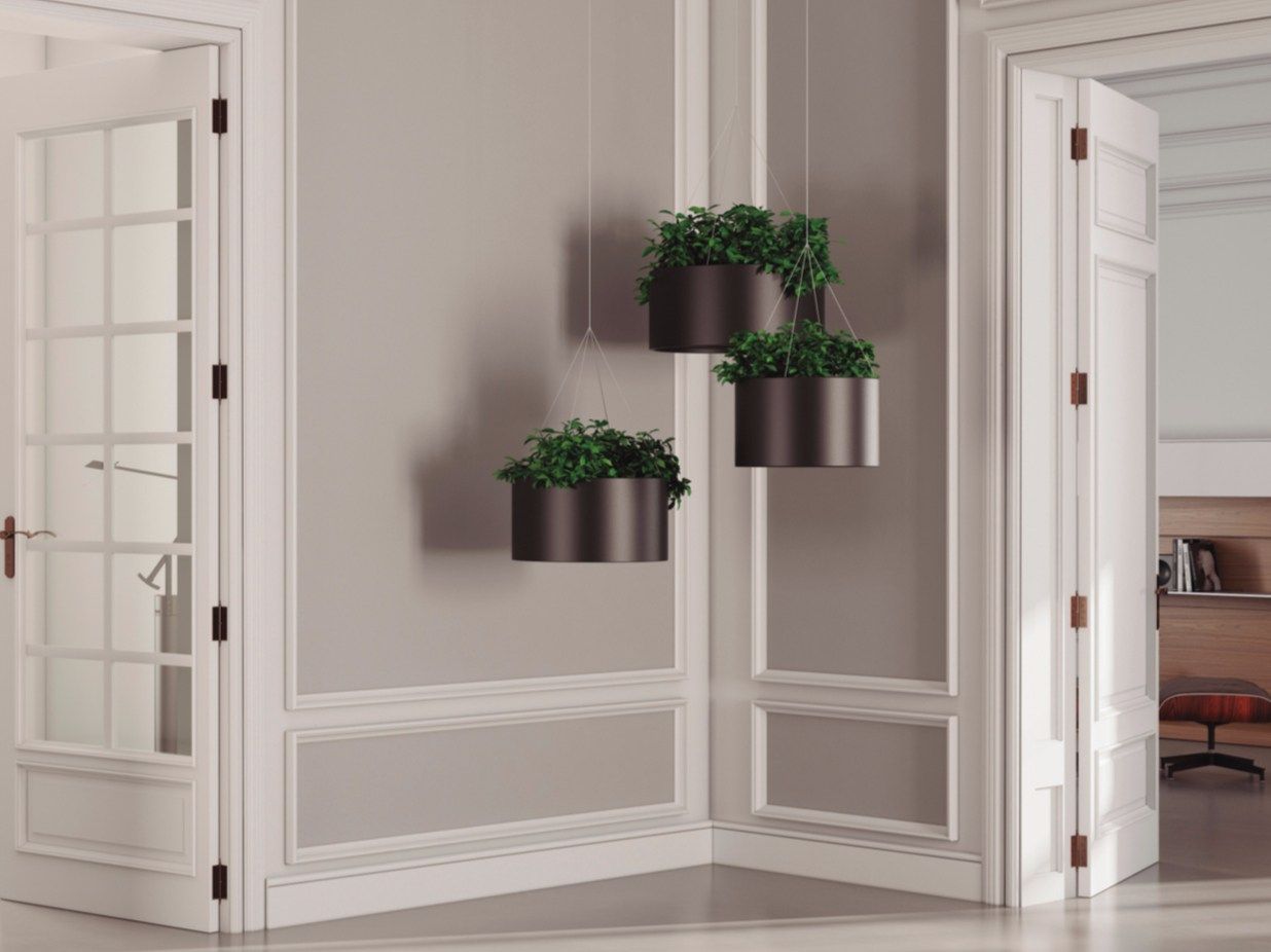 GREEN CLOUD | Hanging plant pot Hanging aluminium plant pot By ...