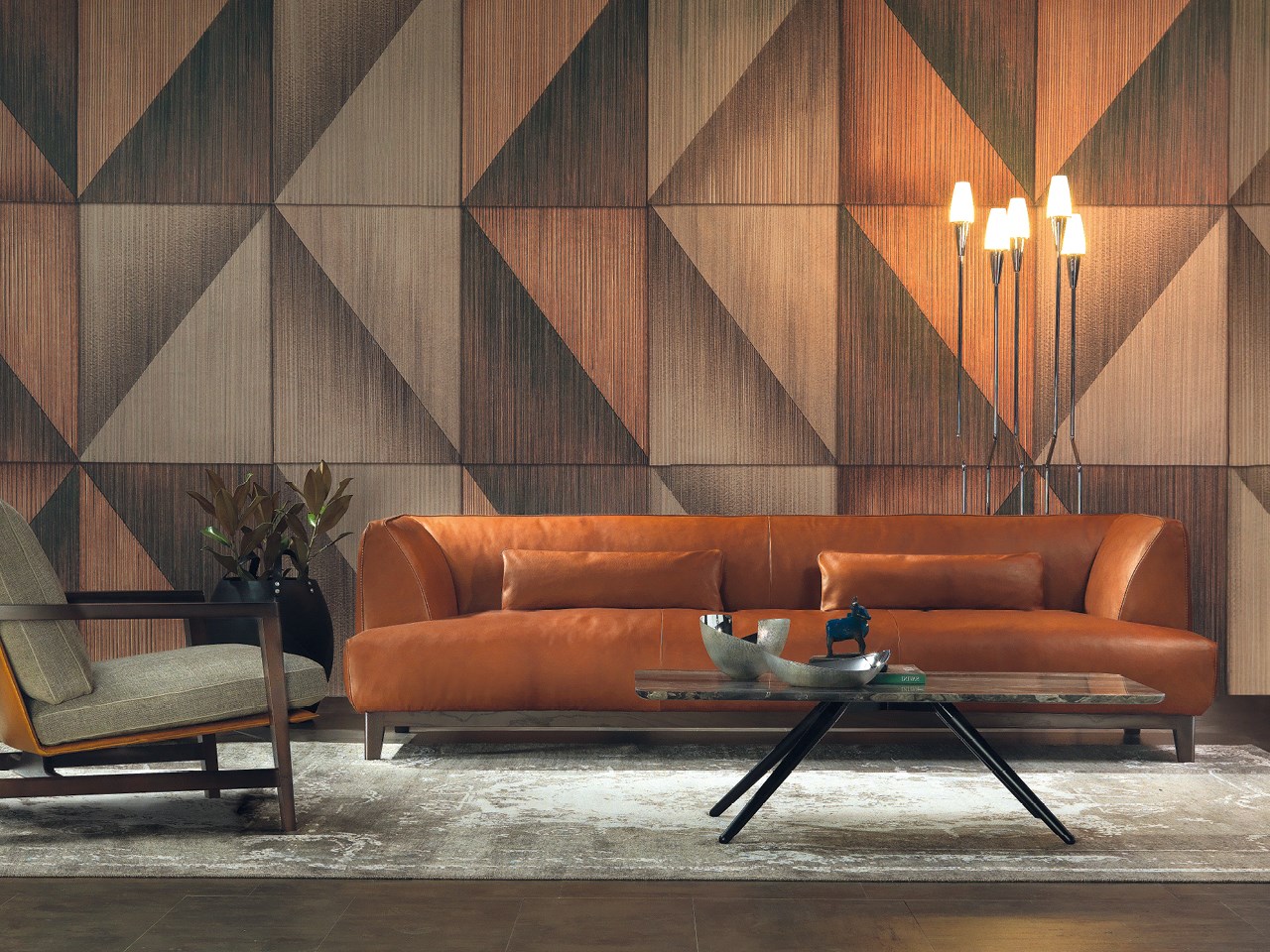 GREG | Leather sofa Greg Collection By Borzalino design Carlo Bimbi