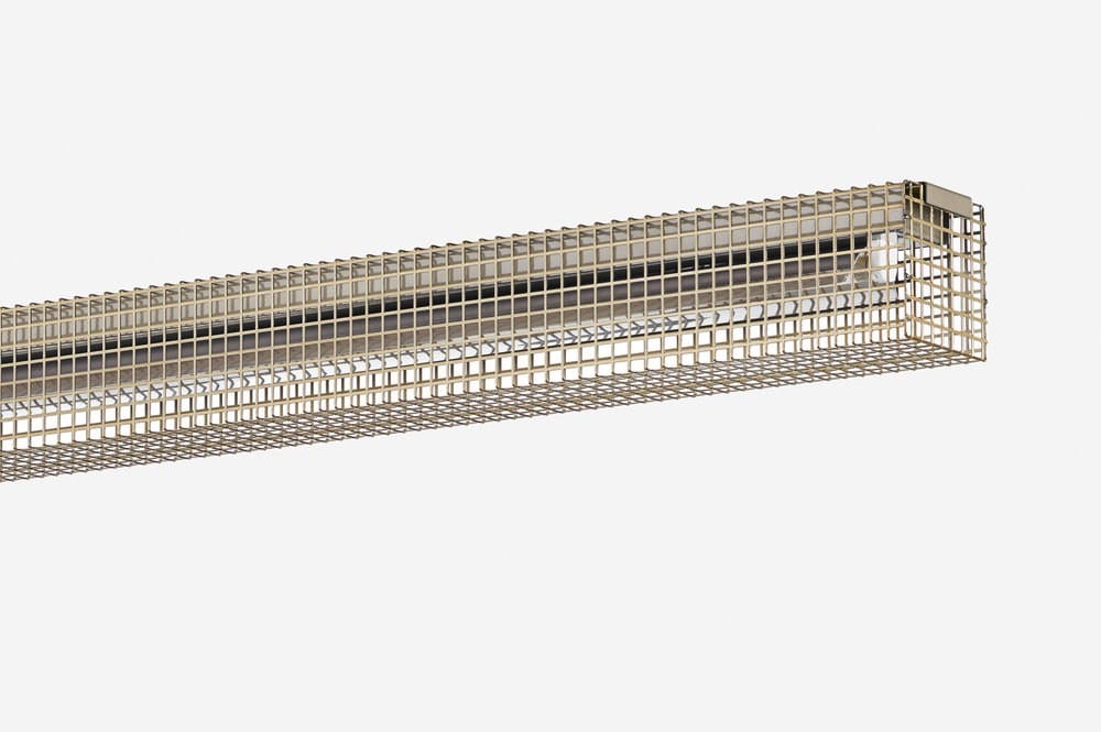 GRID | Ceiling lamp By Zero design FRONT