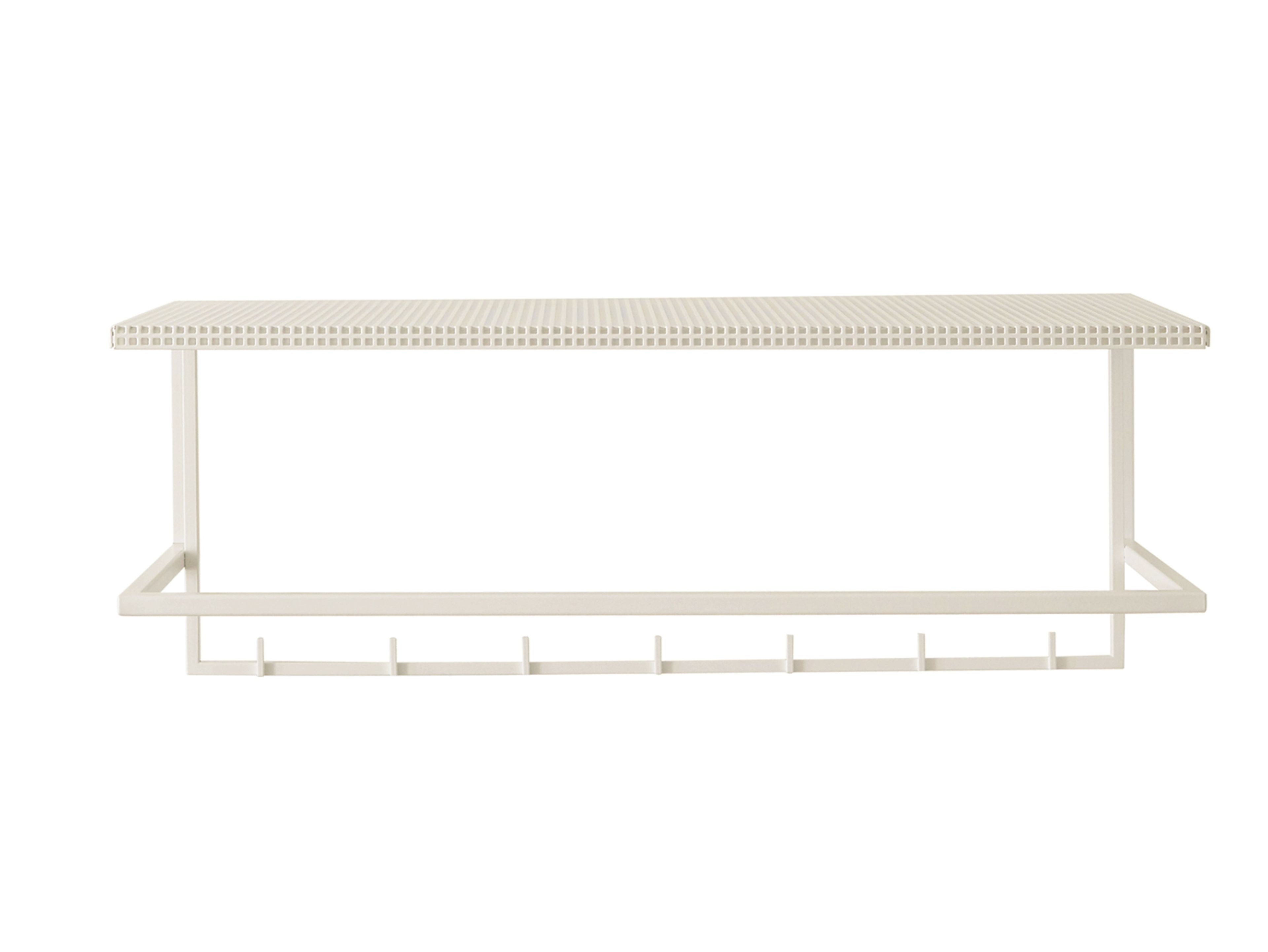 GRID Wall-mounted steel coat rack By Kristina Dam Studio