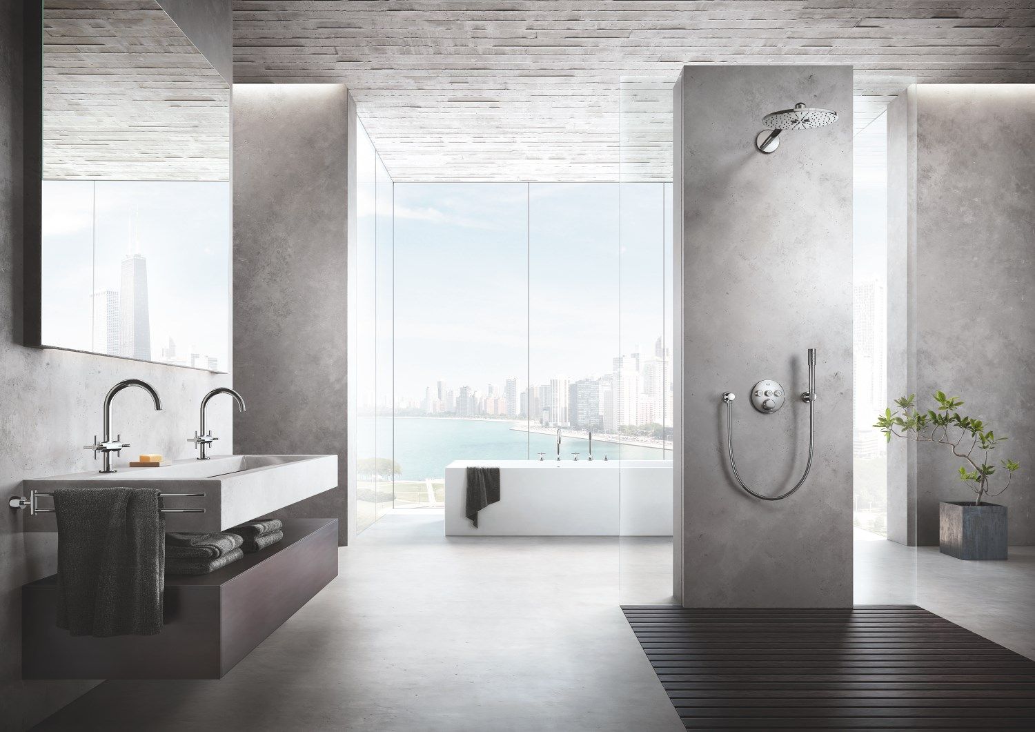 GROHTHERM SMARTCONTROL Miscelatore termostatico a 2 vie By Grohe