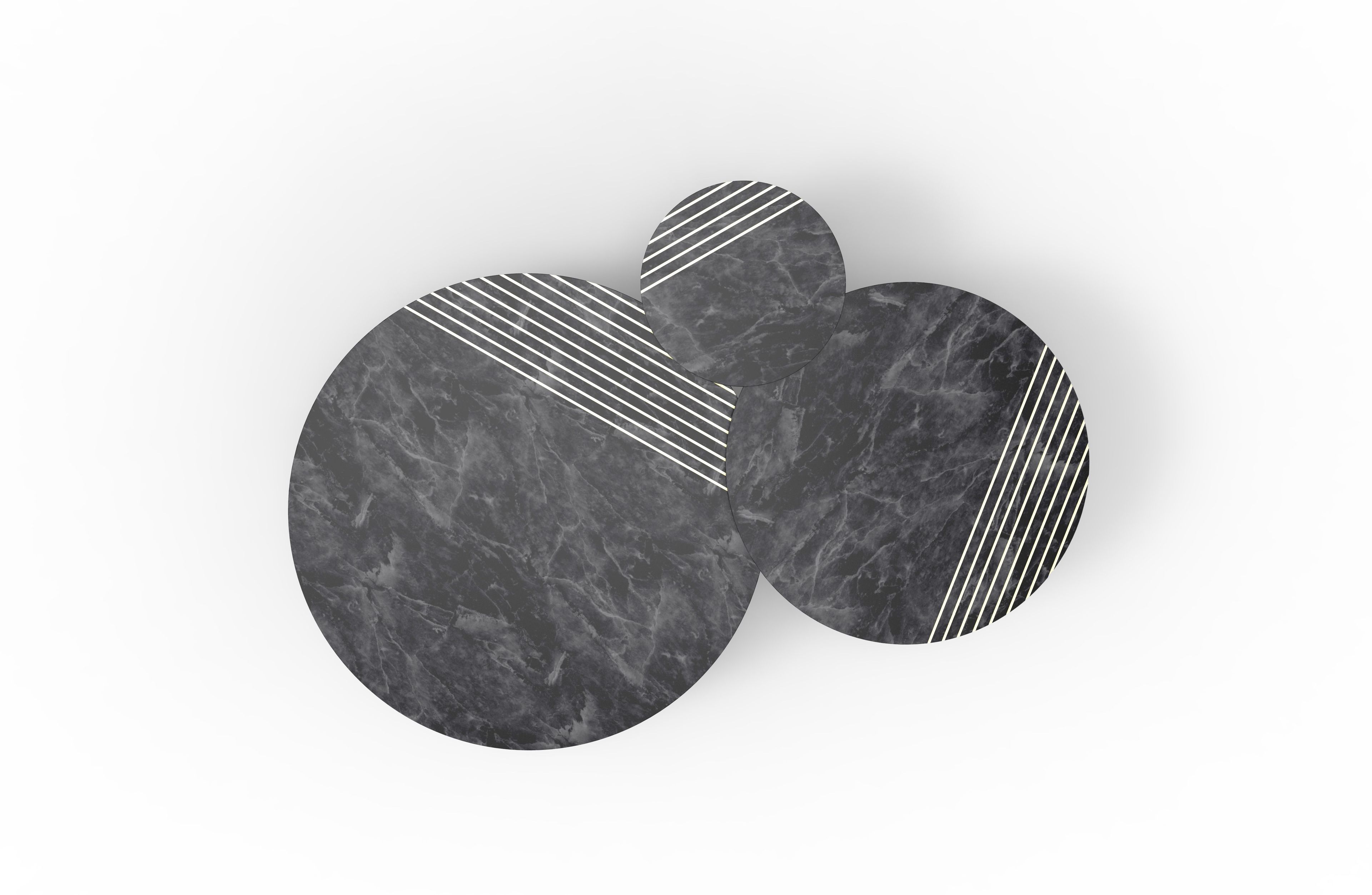 GROOVE | Coffee table Round marble coffee table By Vincent Sheppard ...