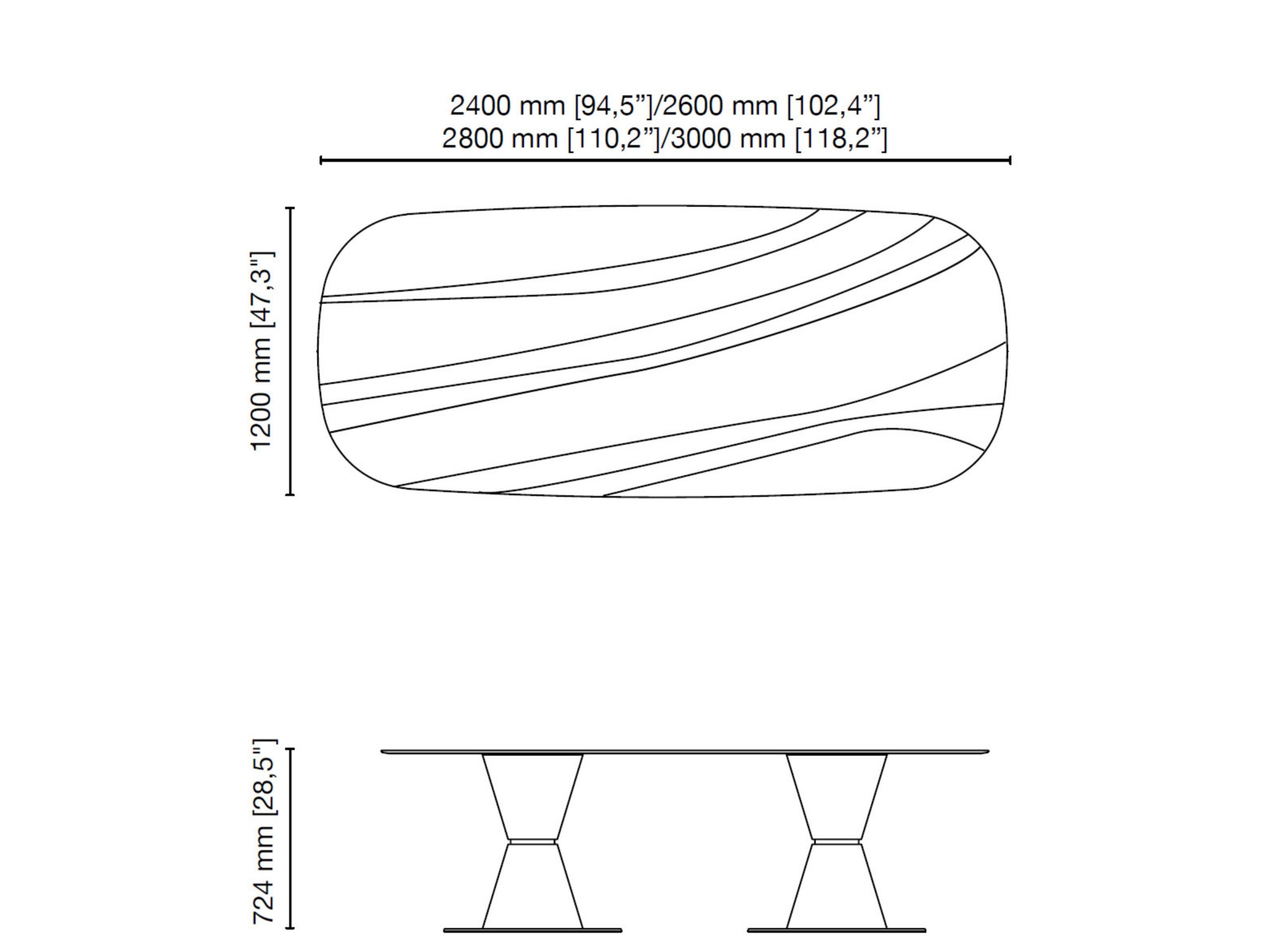 GROOVE TWO | Wooden table By EXENZA