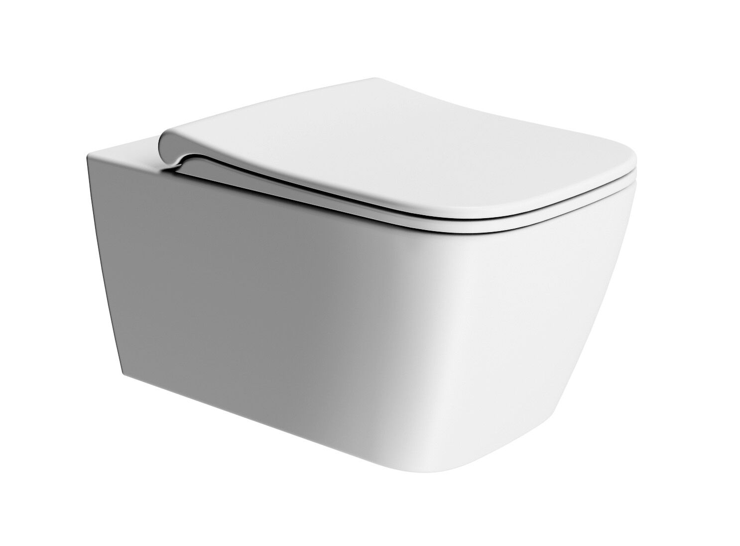 NUBES 55 | Toilet Wall-hung rimless back to wall ceramic toilet By GSI ...