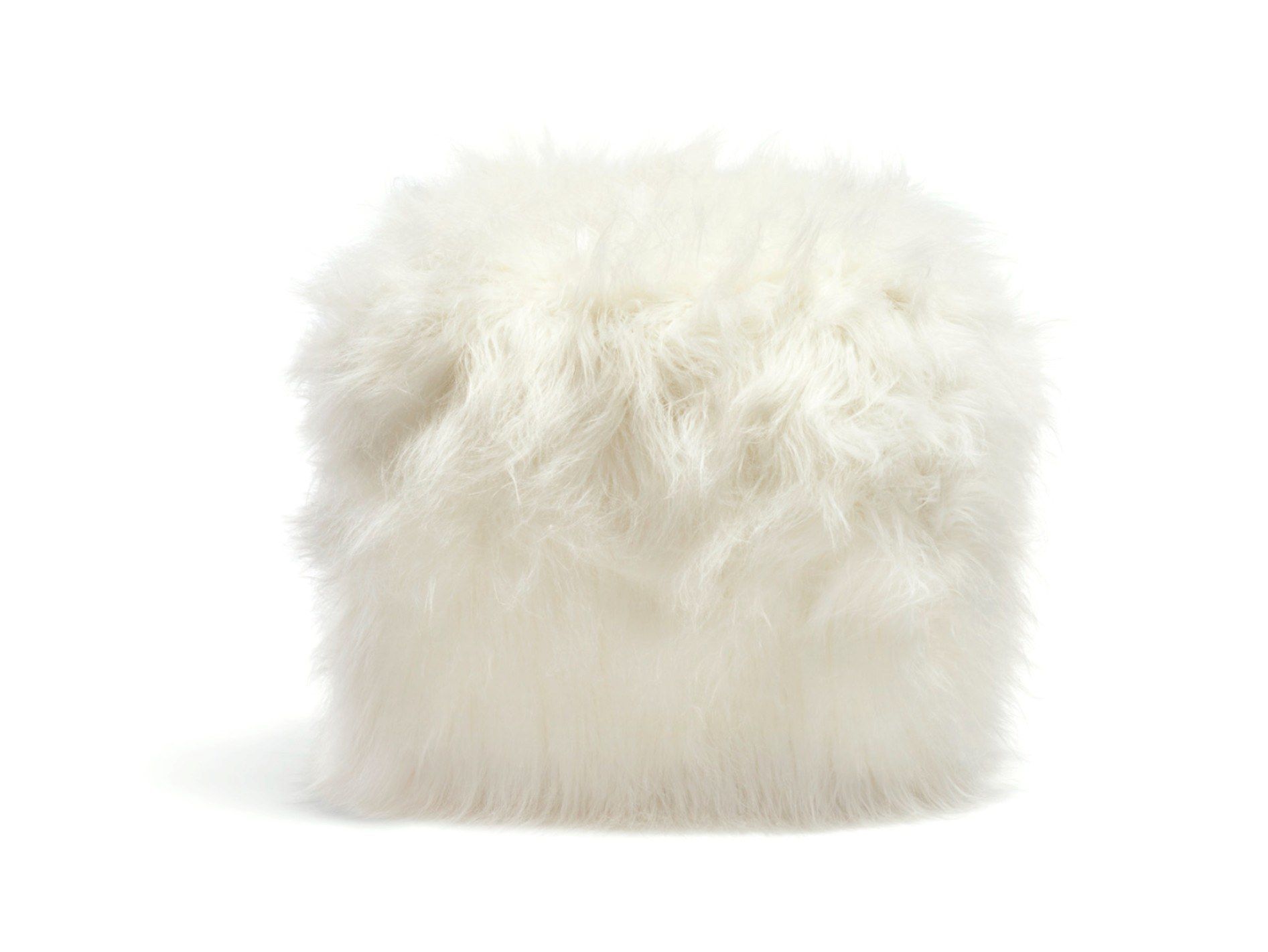 GUELFO FUR Fake fur pouf By Opinion Ciatti | design Lapo Ciatti