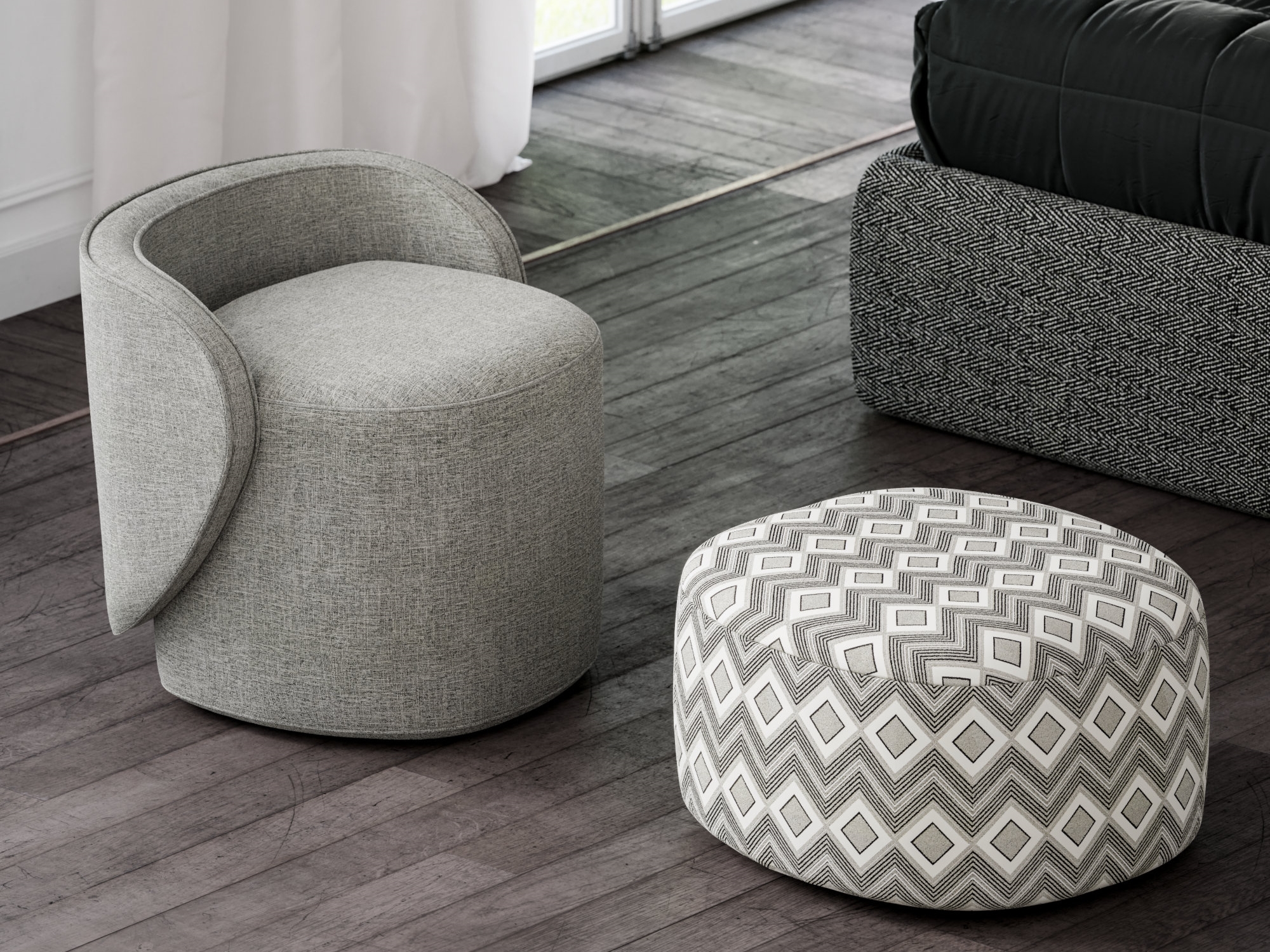 GUEST | Stool By Liu Jo Living Collection design Simone Cagnazzo