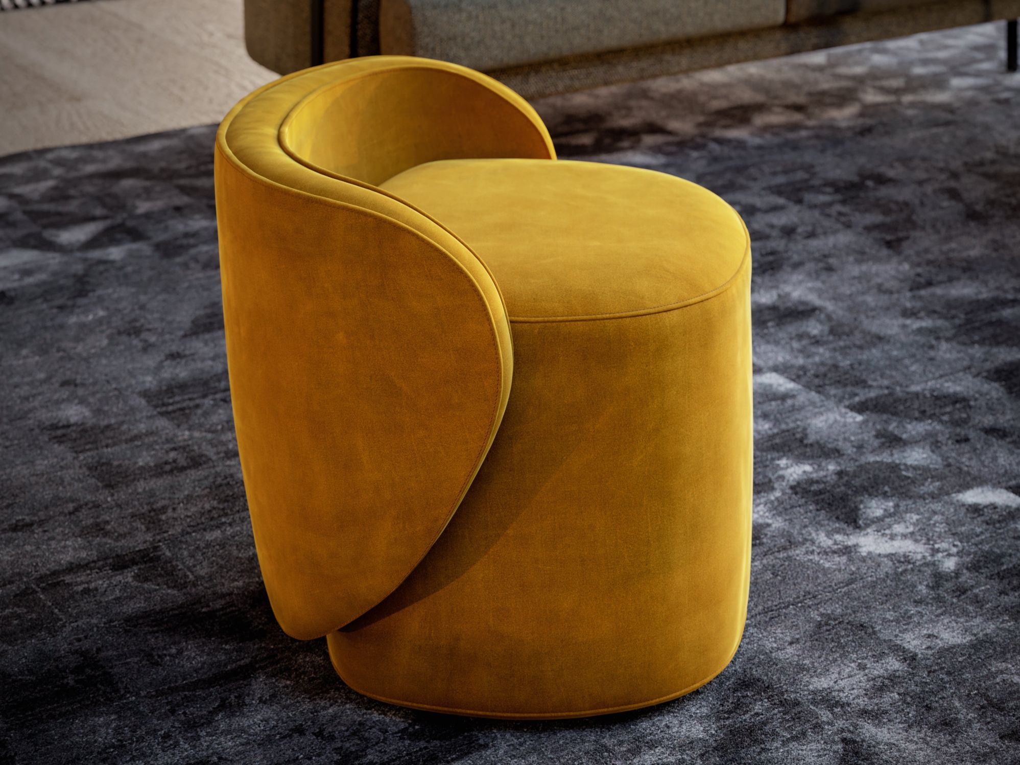 GUEST | Stool By Liu Jo Living Collection design Simone Cagnazzo