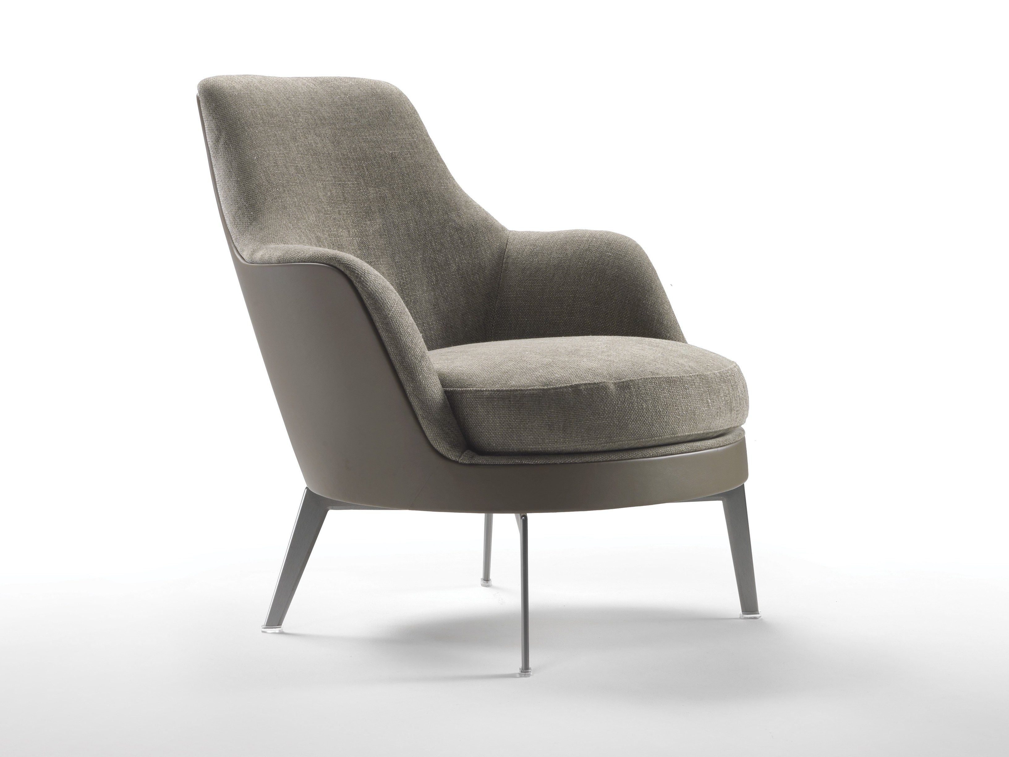 Poltrona in tessuto con braccioli GUSCIO - GUSCIO SOFT - Flexform ...