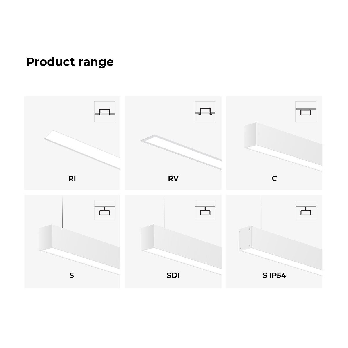 GYON RI Linear lighting profile By Intra lighting | design Gigodesign