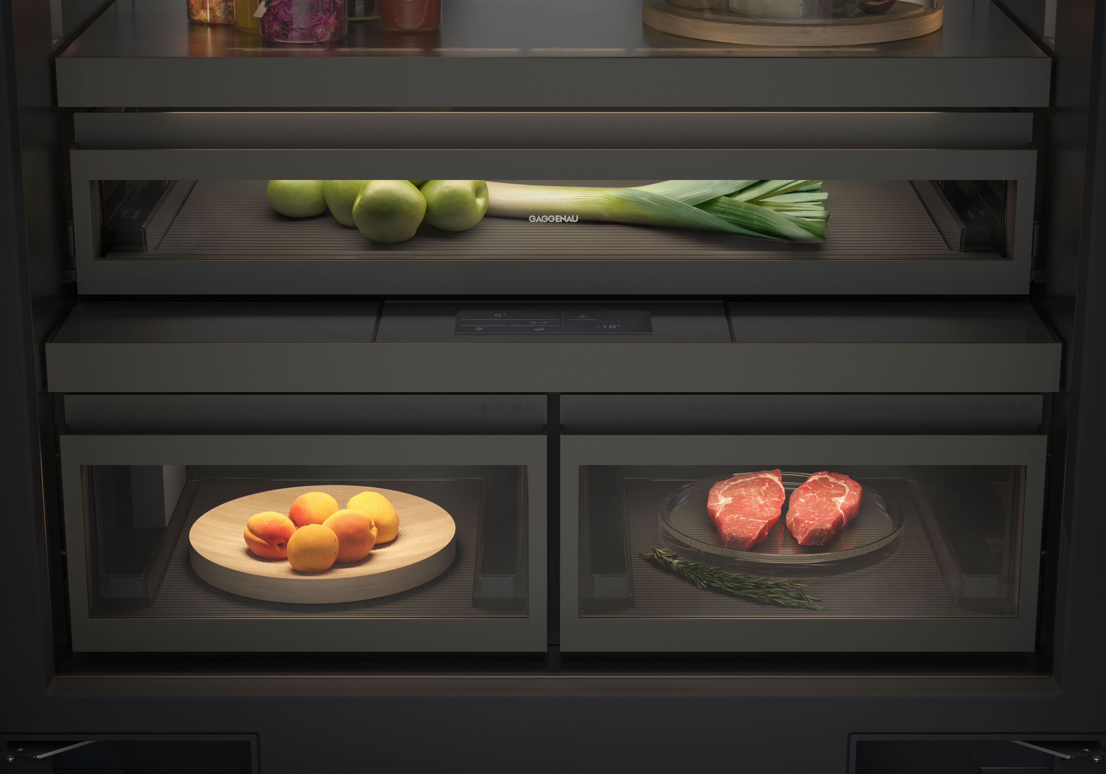 RVY497190 No frost combi refrigerator with freezer By Gaggenau