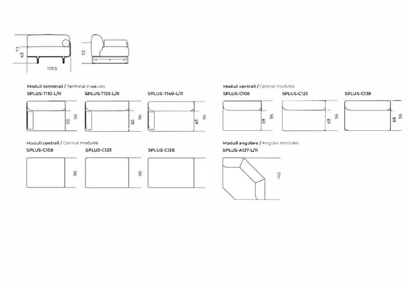 STAMI SOFA PLUS Sofa By Gallotti&Radice