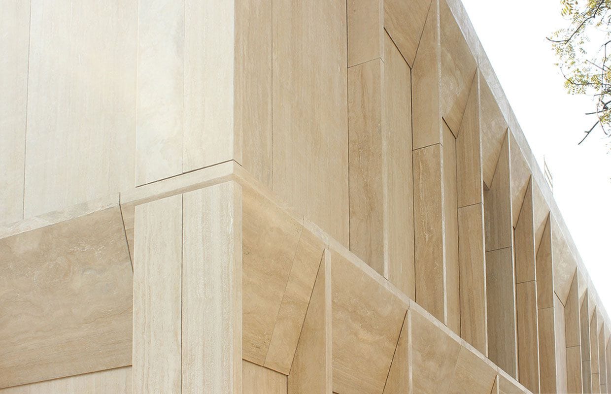 GAMMASTONE Monolithic architectural element By GammaStone