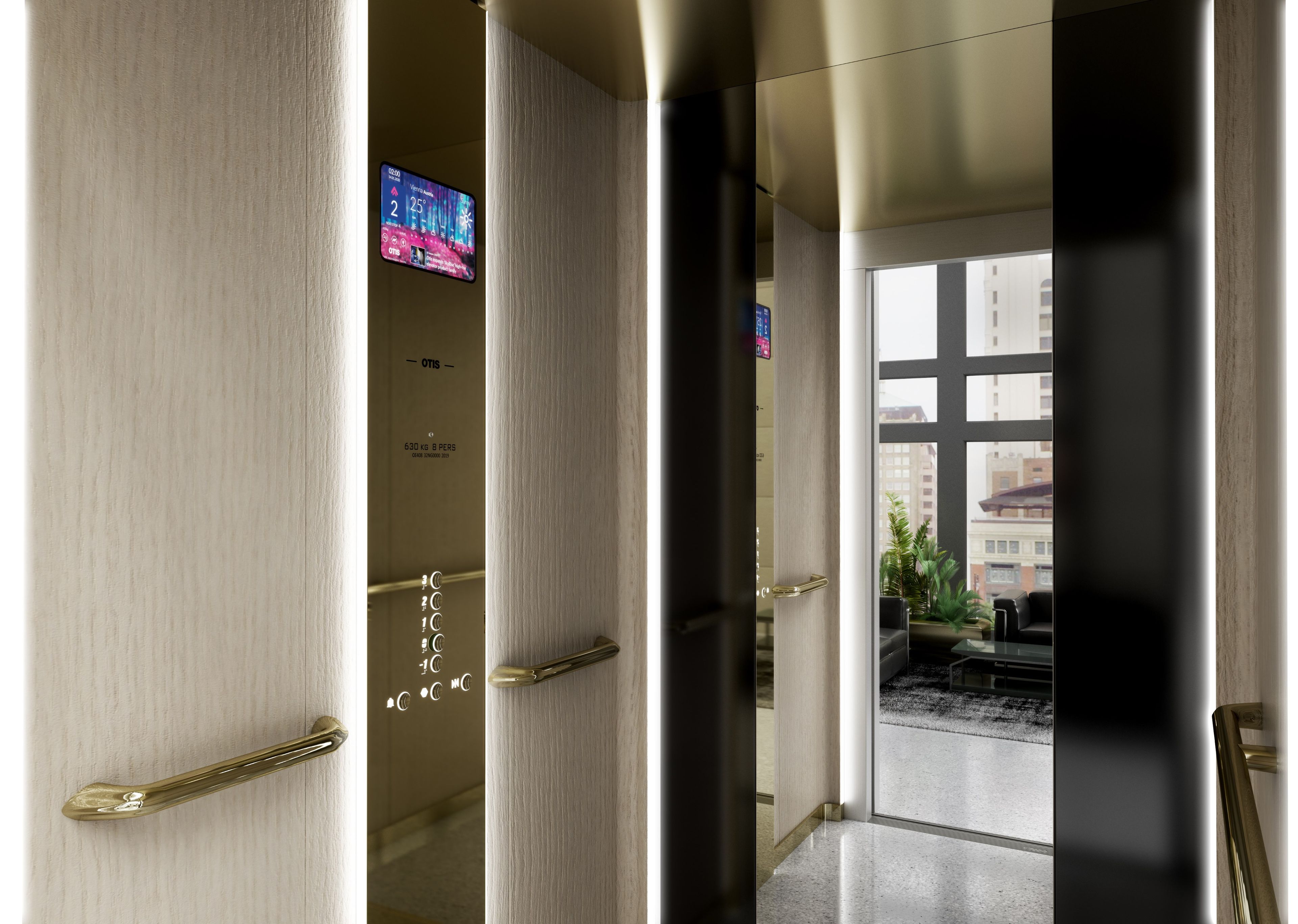 Elevador sem casa de máquinas Gen360™ By OTIS Servizi