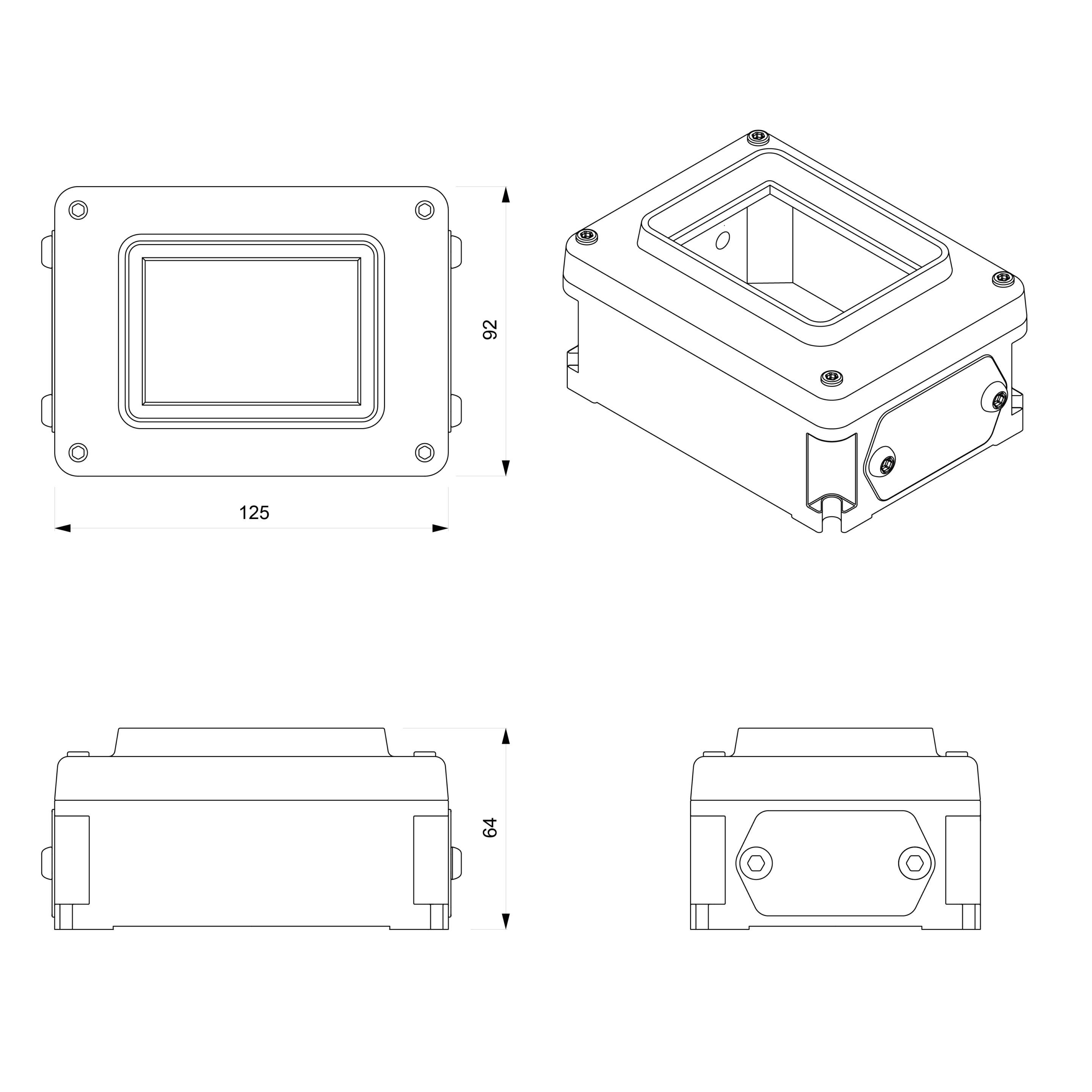 WALLBOX COPPER Electrical box By Genuit