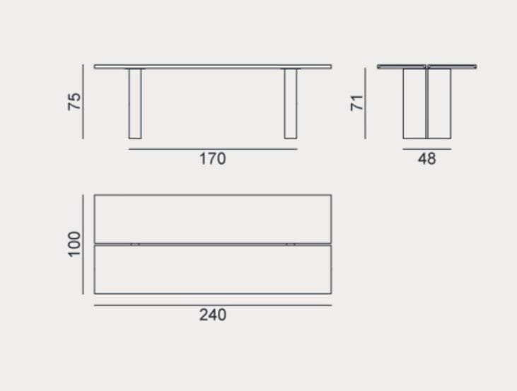 EIDOS 33/34 Table By Gervasoni
