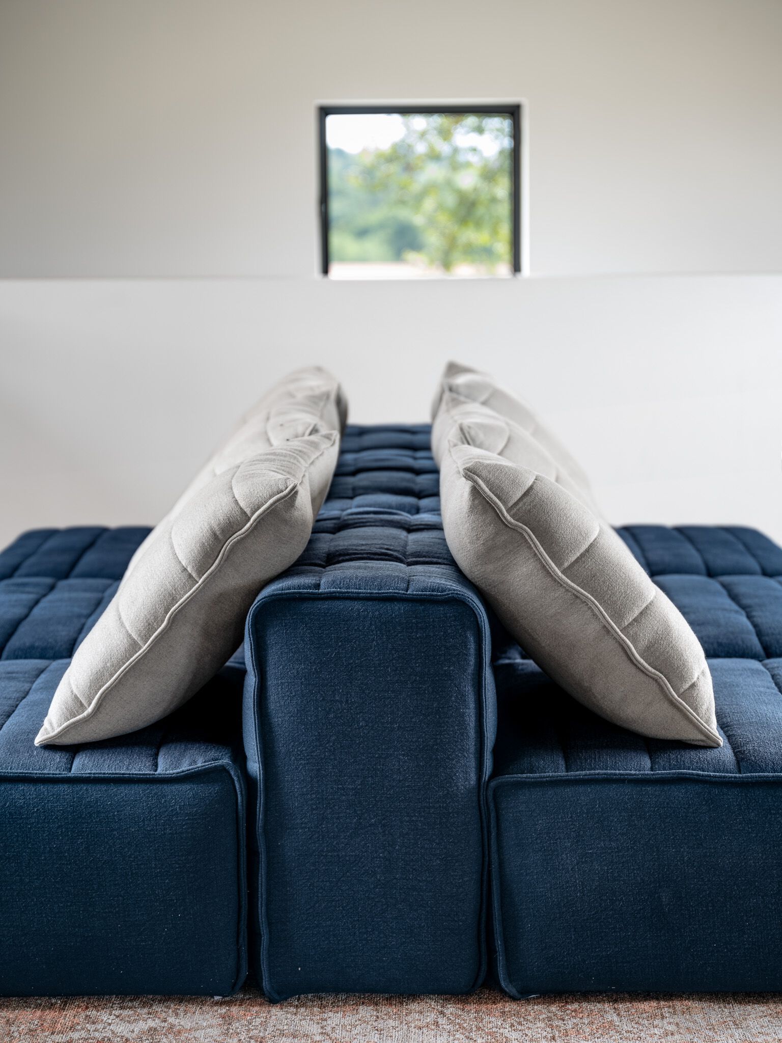 SAMET D Double-sided modular fabric sofa By Gervasoni