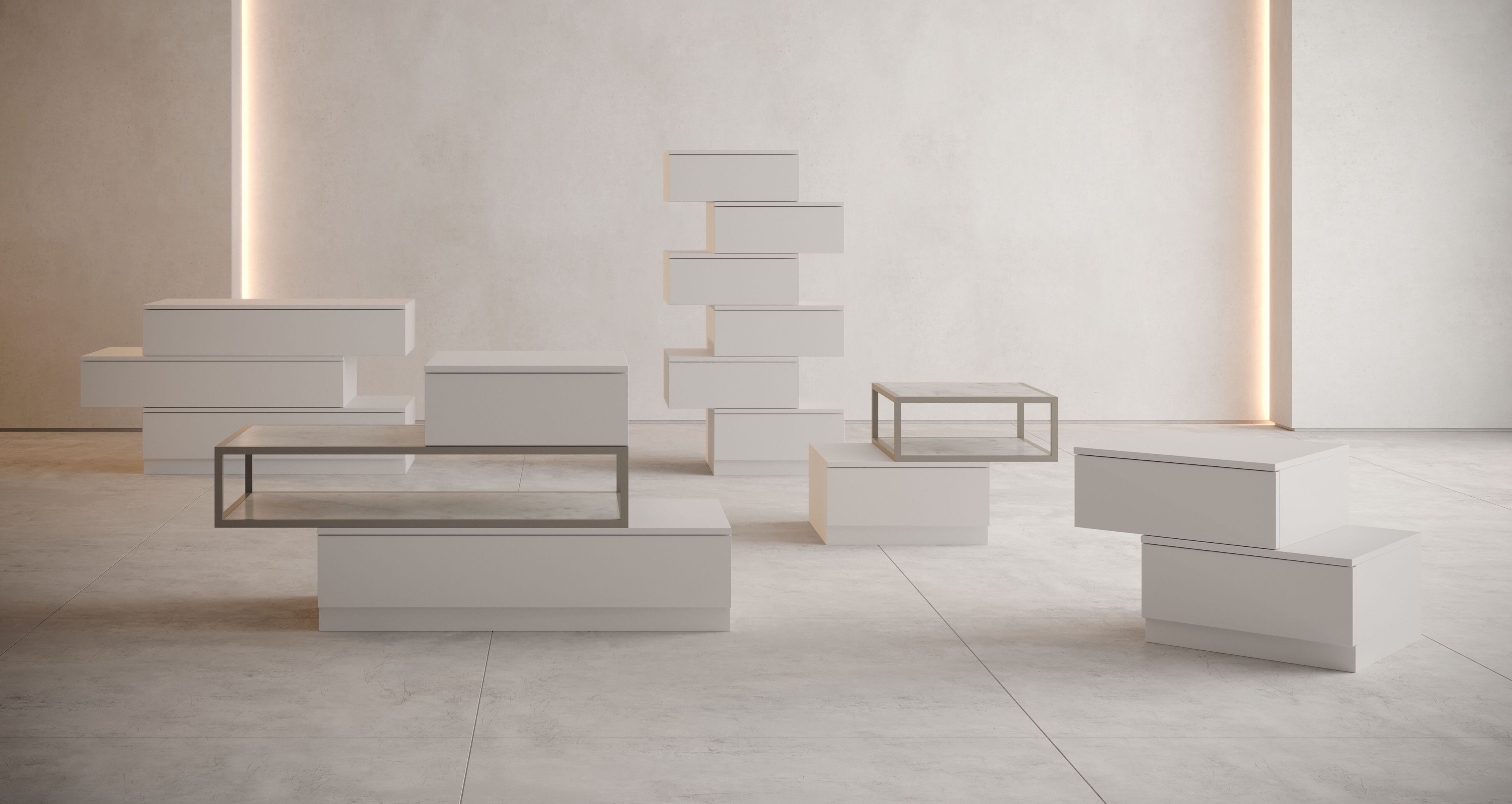 BRIDGE Bedside table By Giessegi