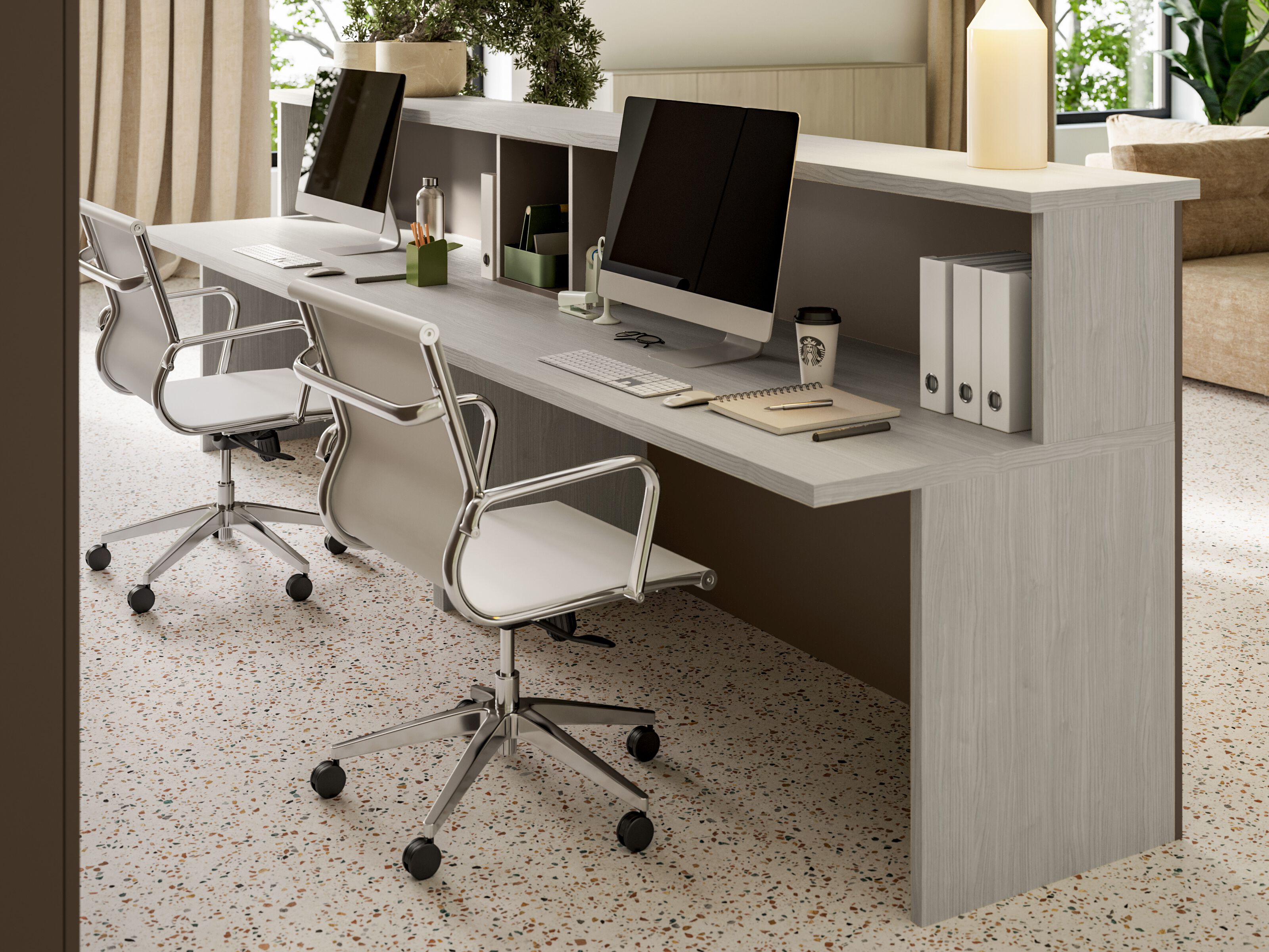 OFFICETIME Reception desk By Giessegi