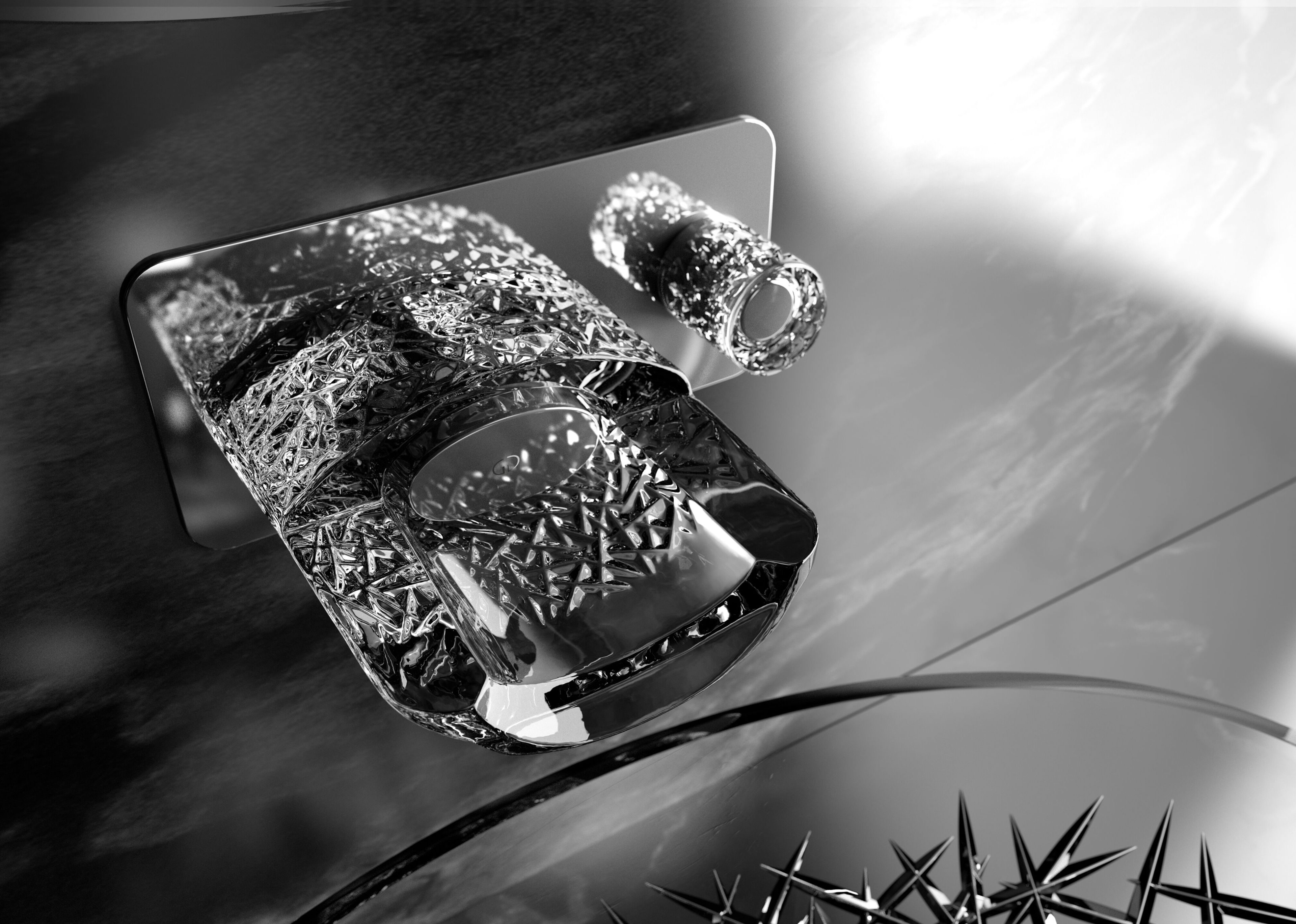 CWF Washbasin tap By Glass Design