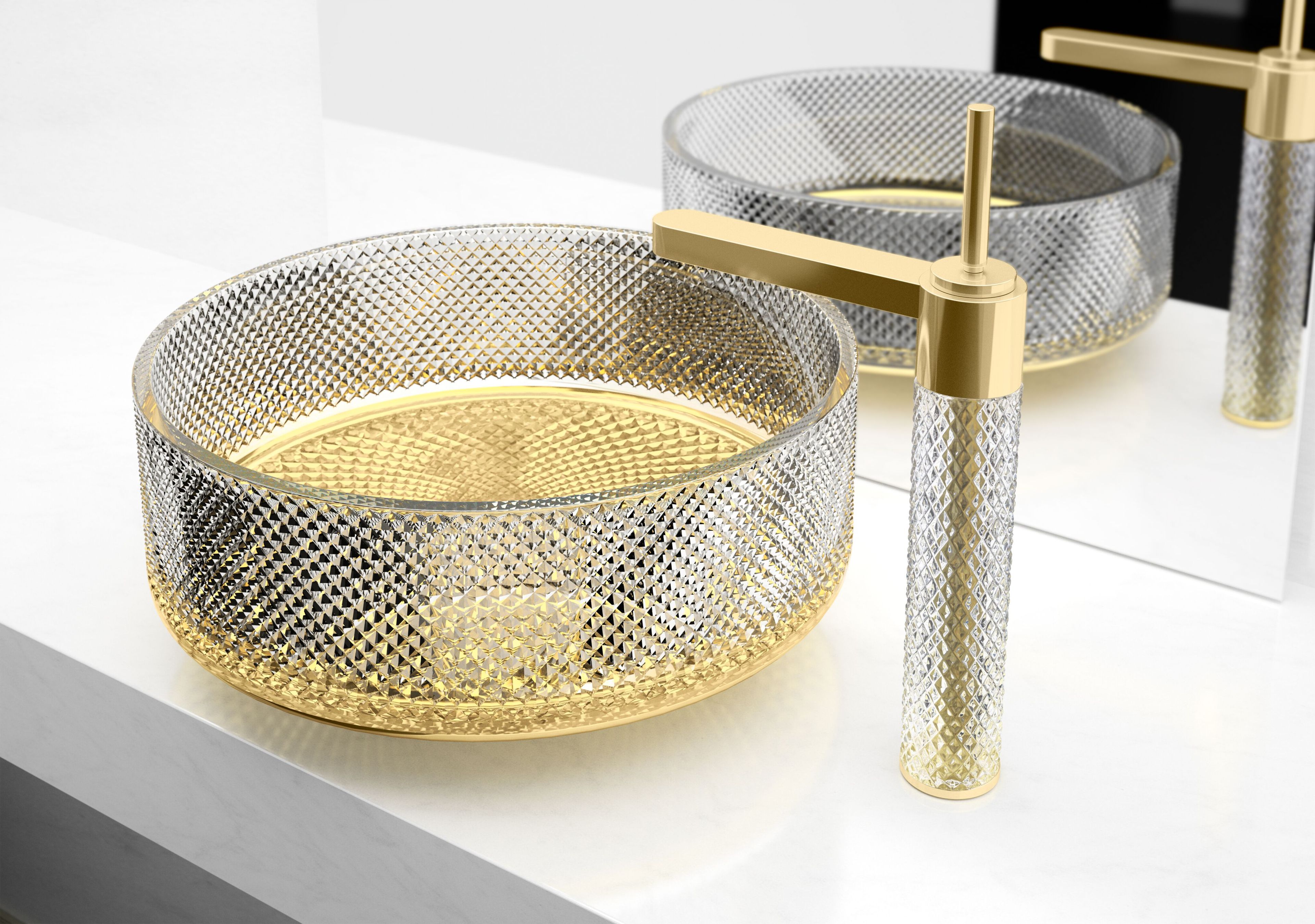 CWT Washbasin tap By Glass Design