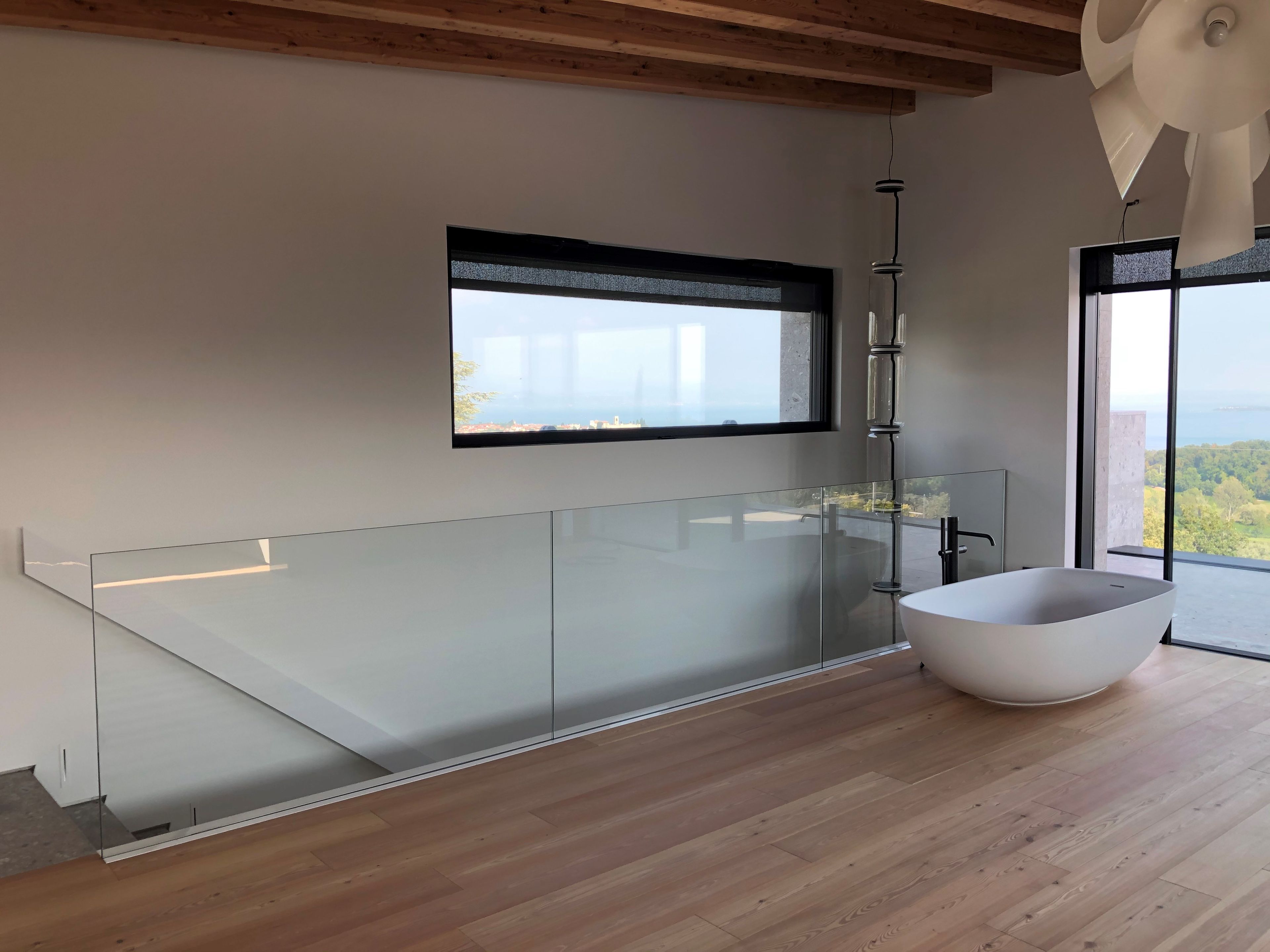 Glass and steel parapet Glass and steel parapet By QUARTIERI LUIGI