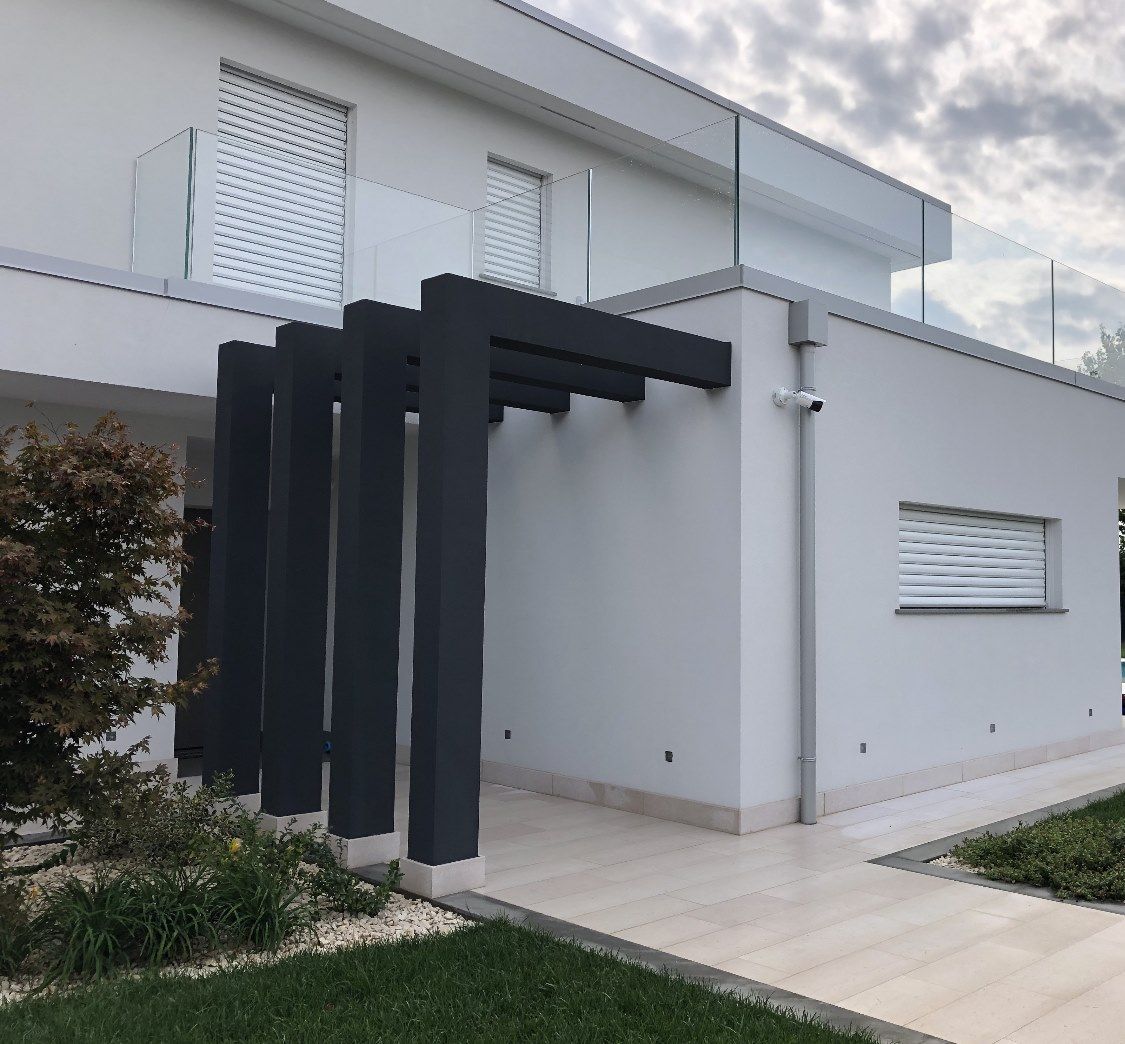 Glass and steel parapet Glass and steel parapet By QUARTIERI LUIGI