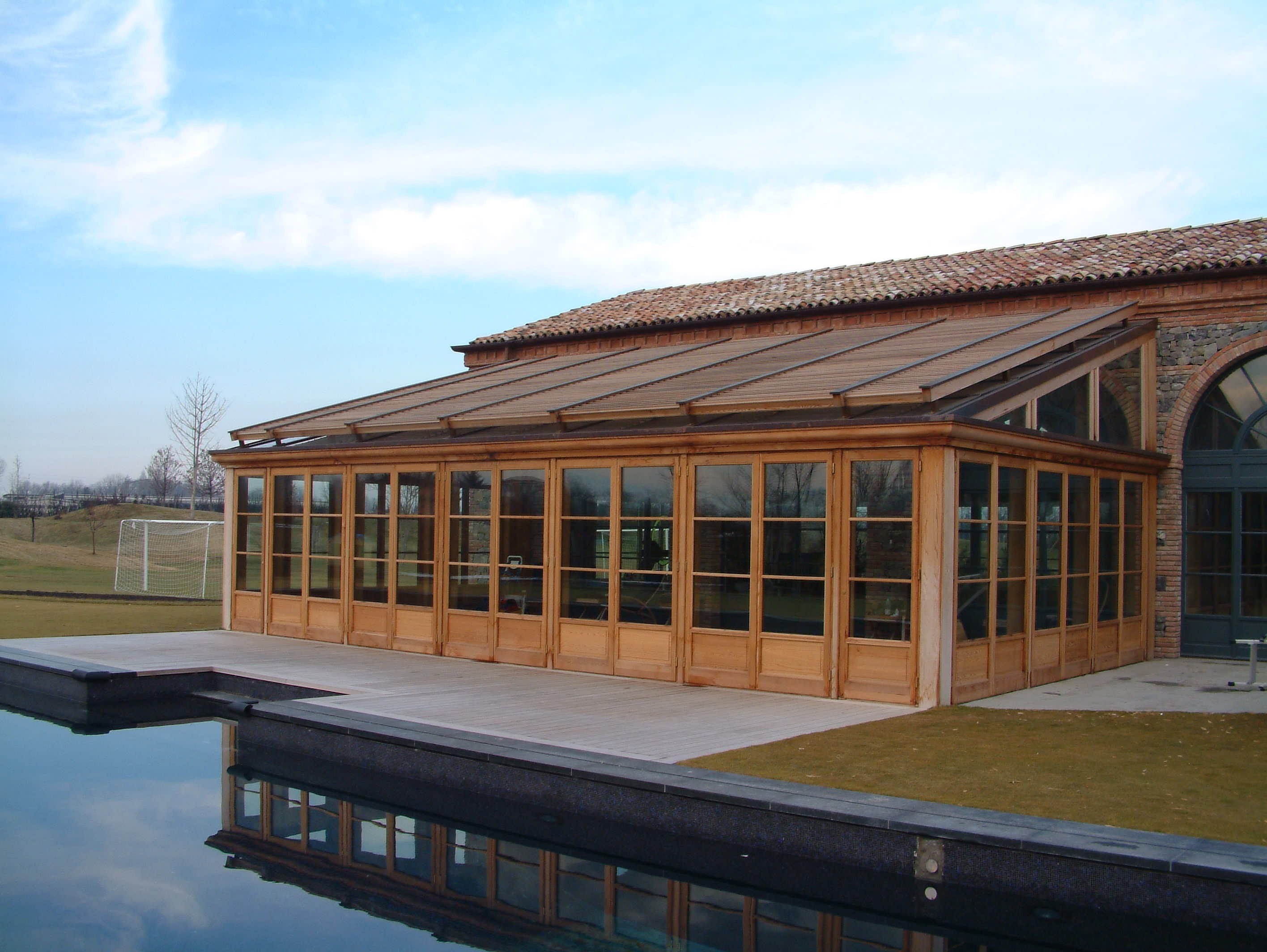 Veranda Glazing pavilion By Capoferri Serramenti