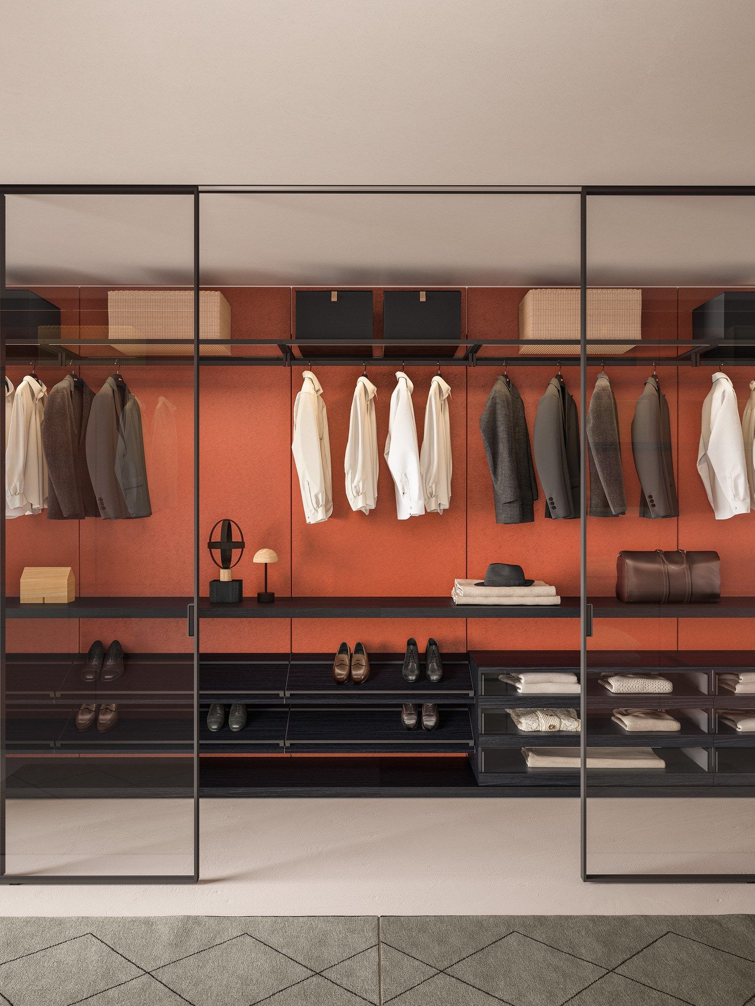 GLIDE MIRU movable wall By Porro design Iaco Design Studio, Piero Lissoni