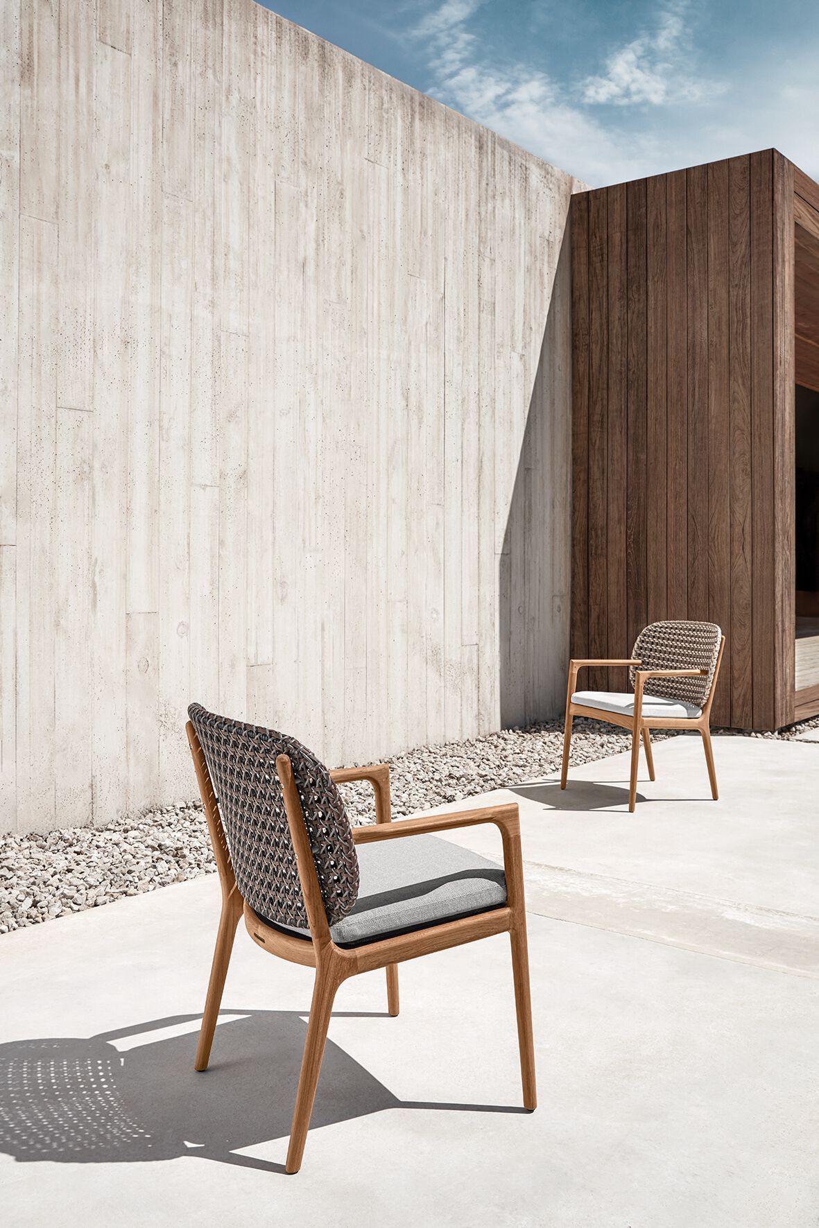 KAY Garden chair By Gloster