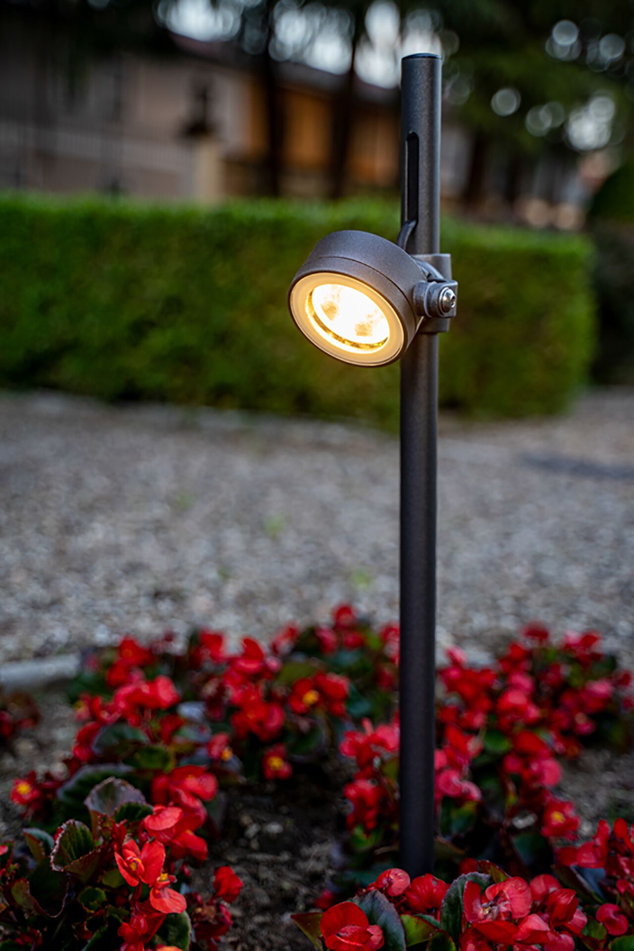 CLOCK LED aluminium bollard light By Goccia Illuminazione