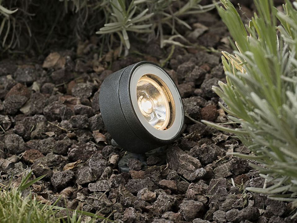 CLOCK LED adjustable aluminium Outdoor floodlight By Goccia Illuminazione