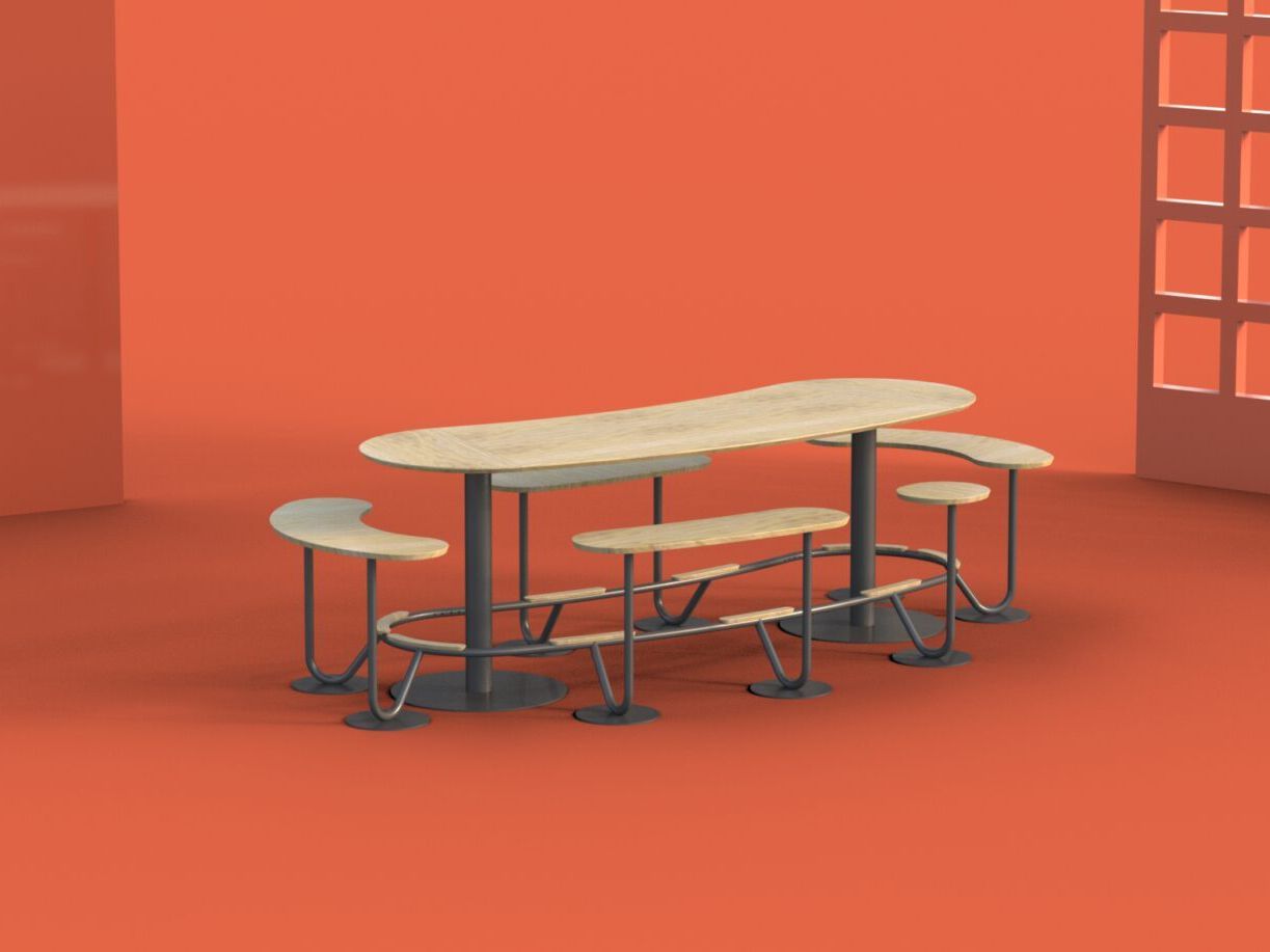 SEAMLESS BAR SEATER Sgabello By Green Furniture Concept