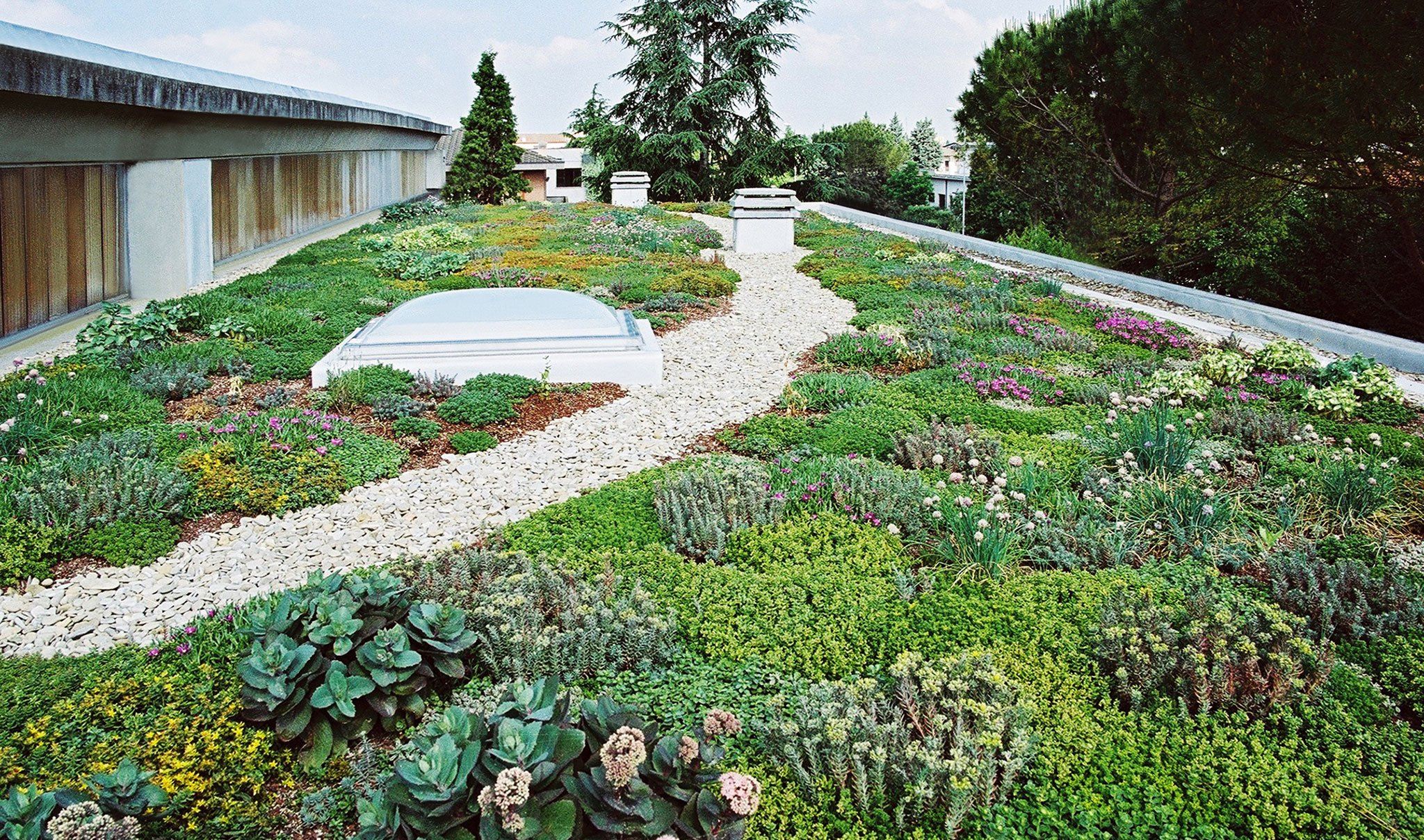 GREEN ROOF Roof garden system By ISOPAN
