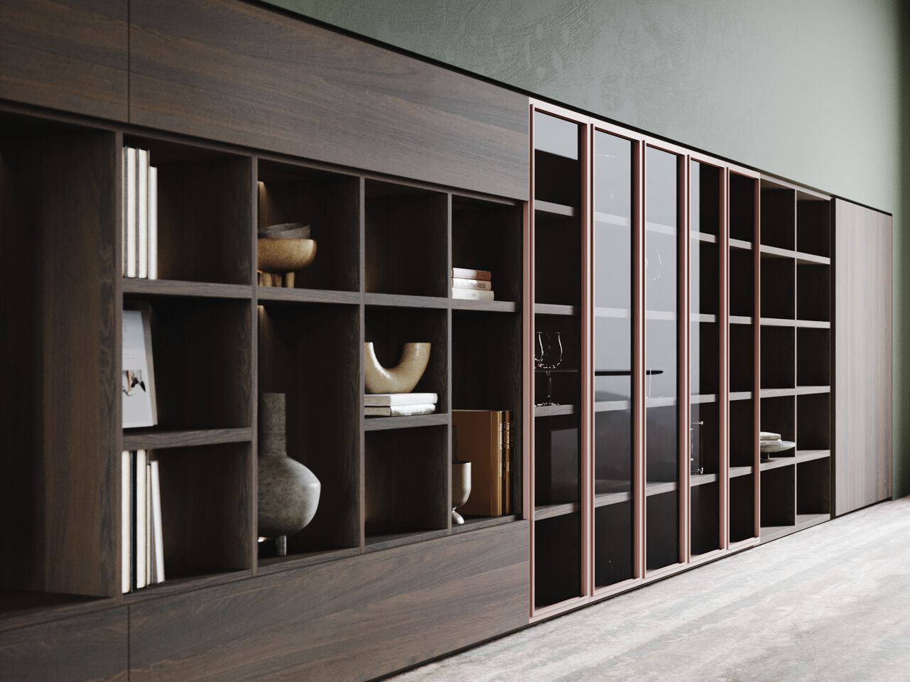 HOUSE OF ELECTRIC GUITAR Bookcase By Guzzini & Fontana