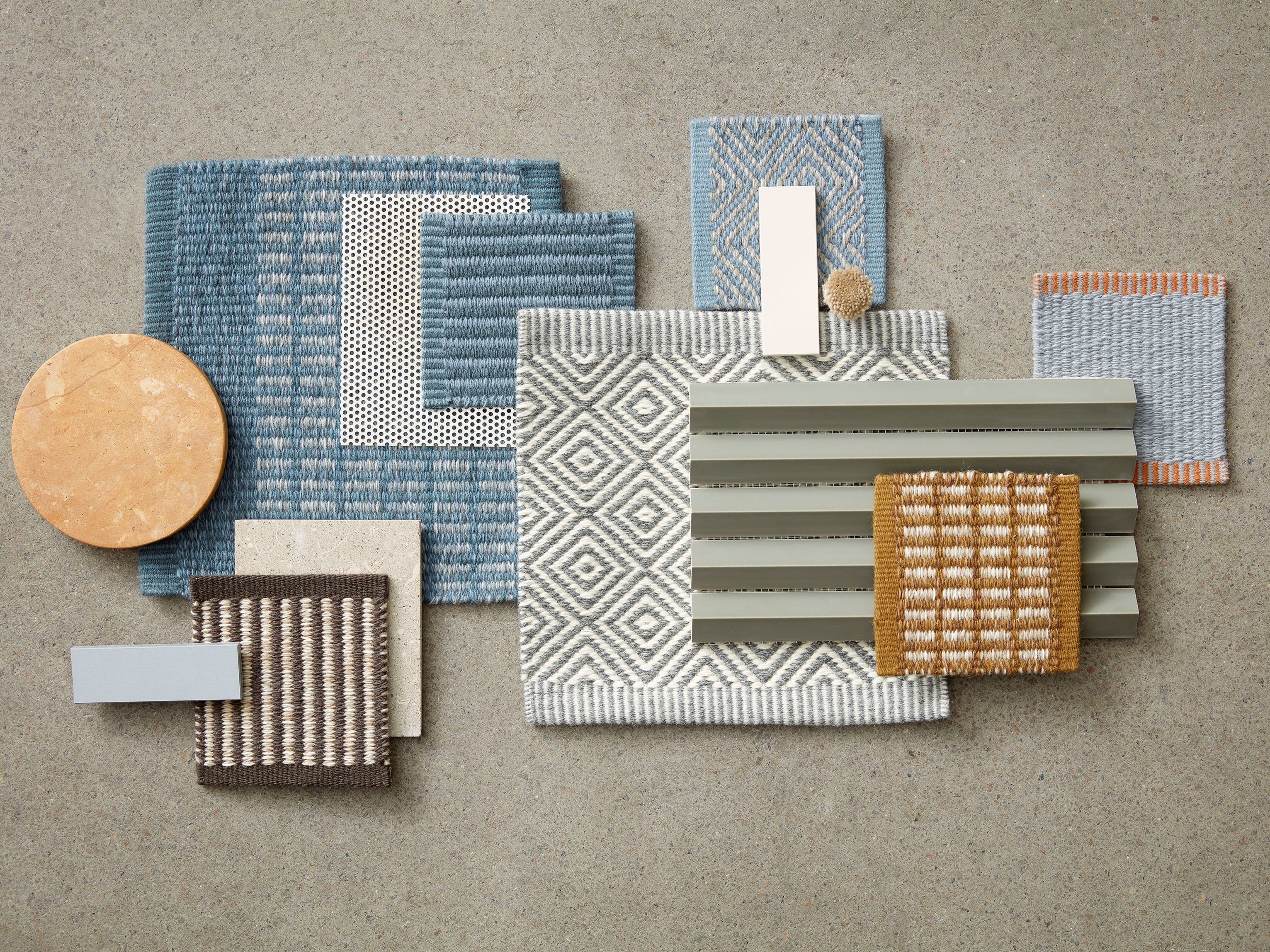 Wool rug with geometric shapes HÄGGÅ By Kasthall design Gunilla ...