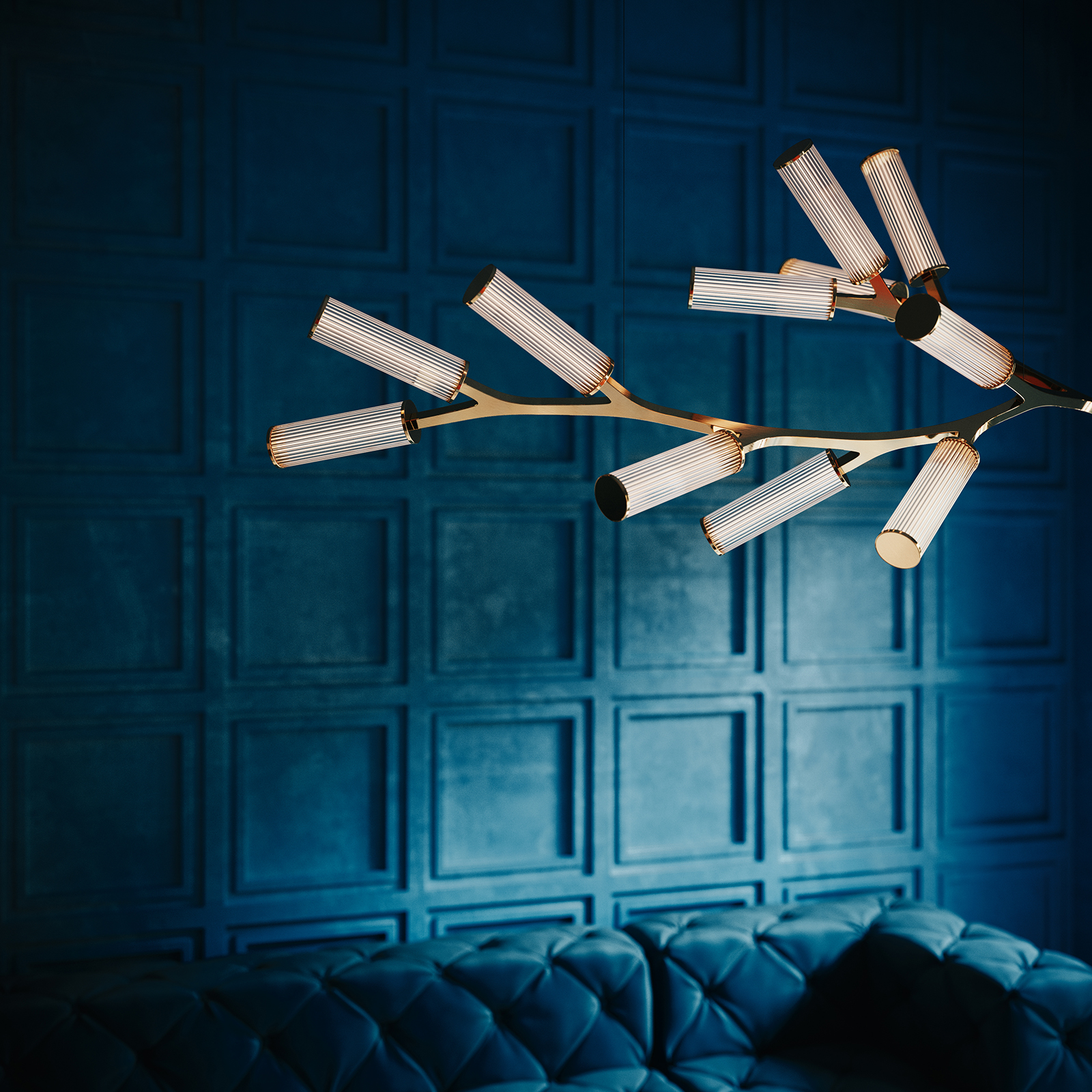 LED pendant lamp HAARA SEVENTEEN By Cameron Design House