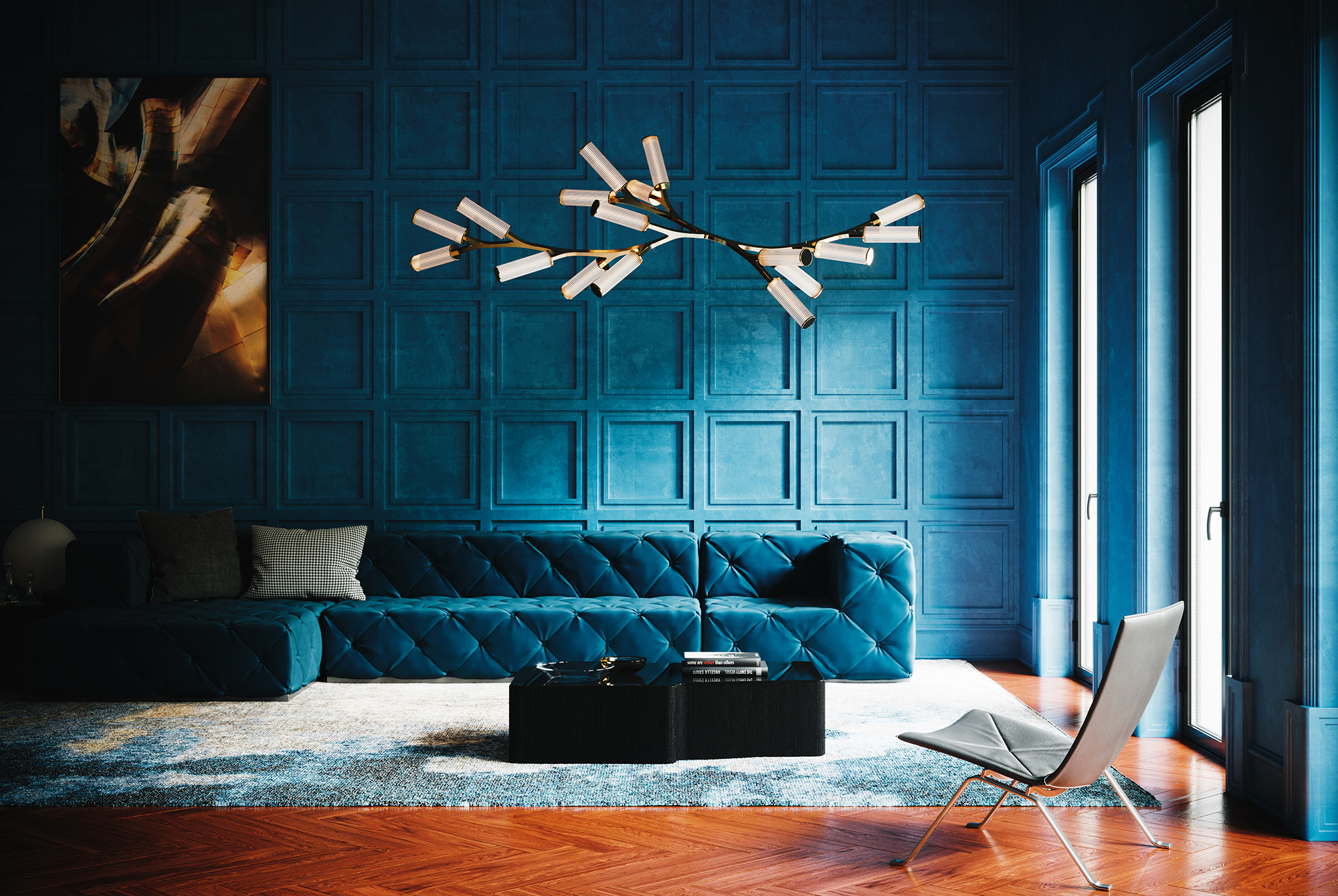 LED pendant lamp HAARA SEVENTEEN By Cameron Design House
