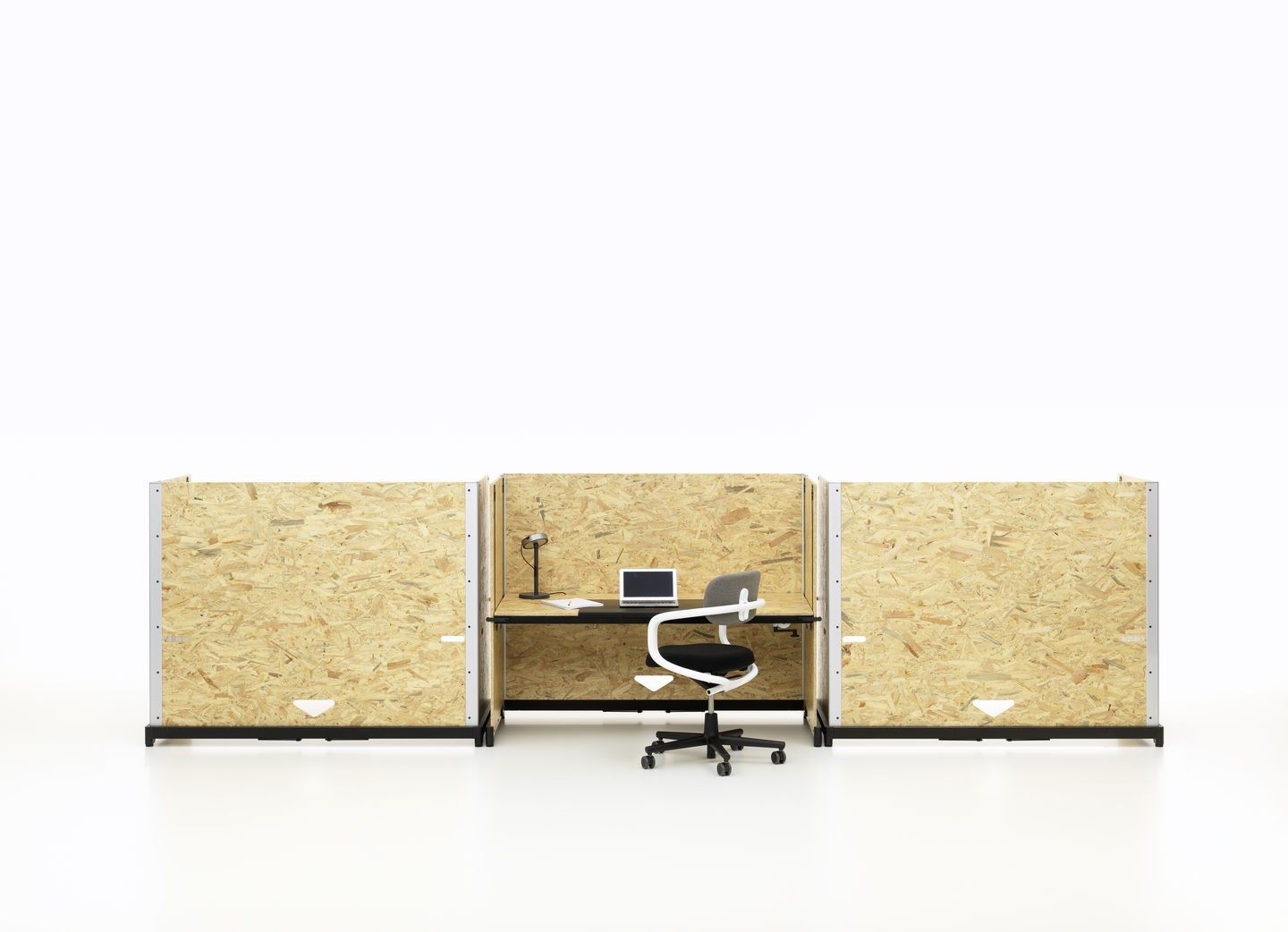 HACK Height-adjustable folding OSB office desk By Vitra | design ...