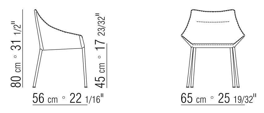 HAIKU 椅子 By Flexform | design Christophe Pillet