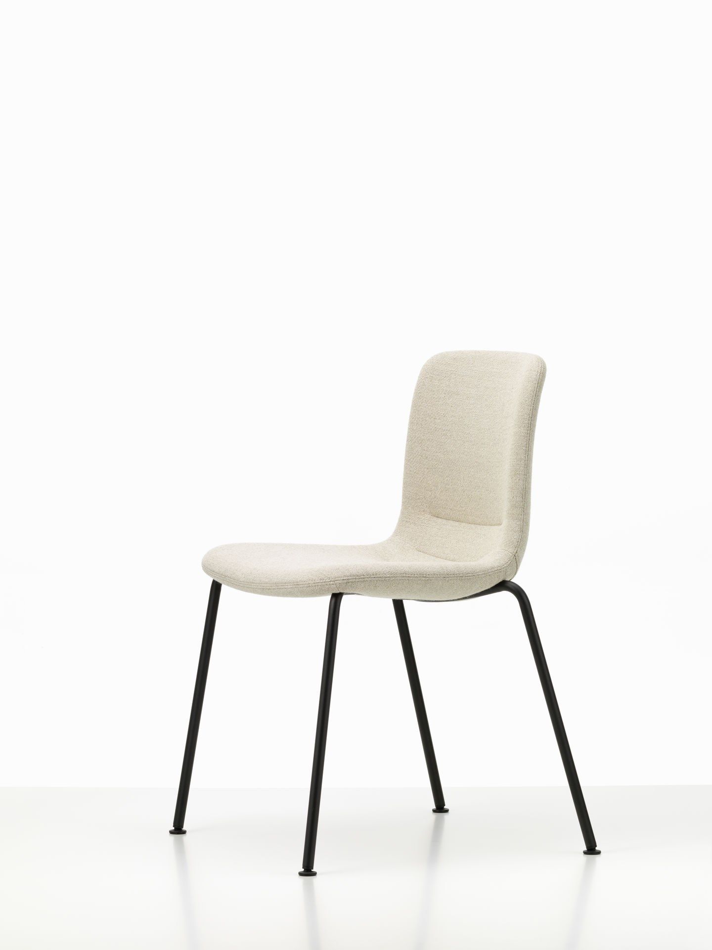 HAL SOFT TUBE STACKABLE Upholstered stackable fabric chair By Vitra ...
