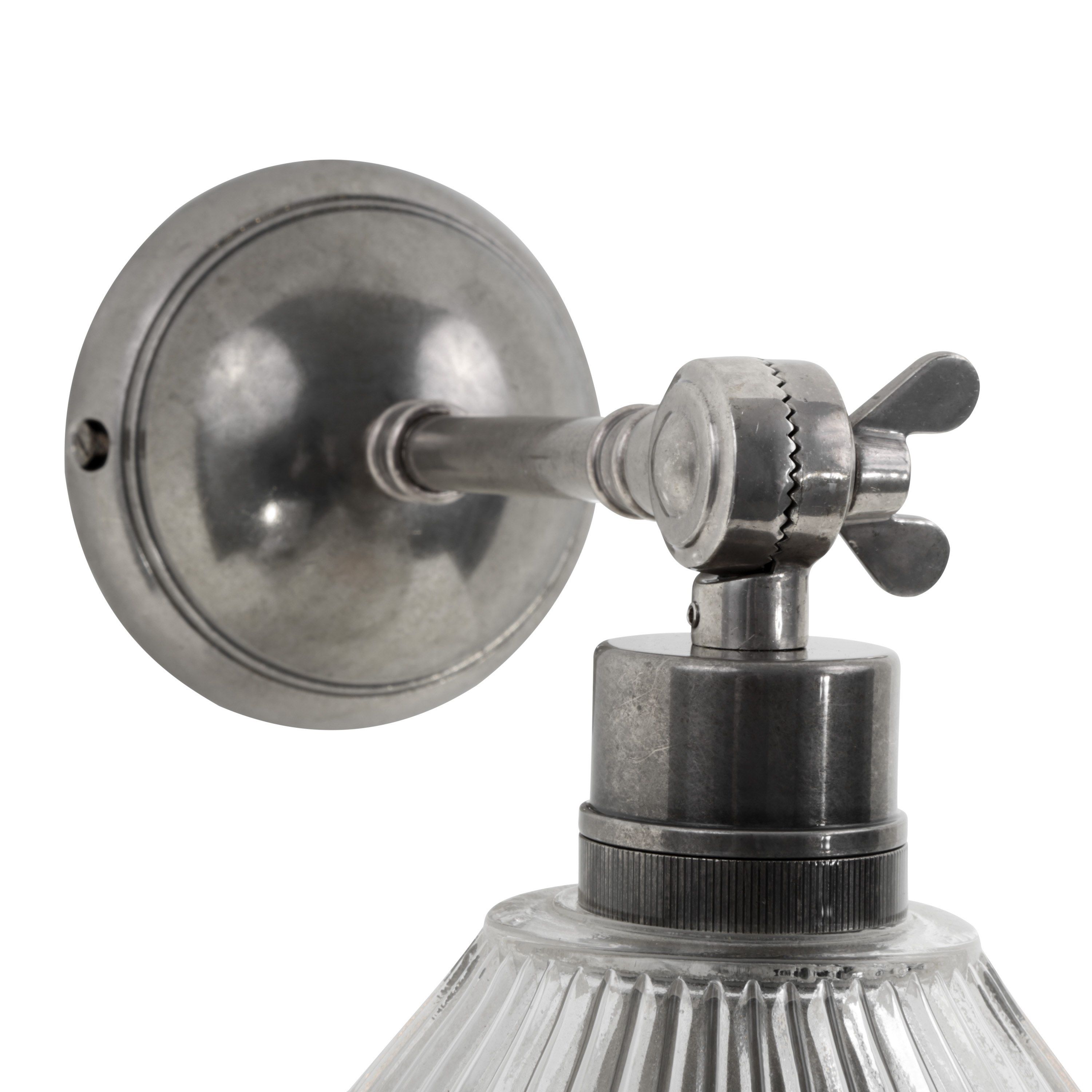 HALE PRISMATIC RAILWAY GLASS WALL LIGHT Wall lamp By Mullan Lighting