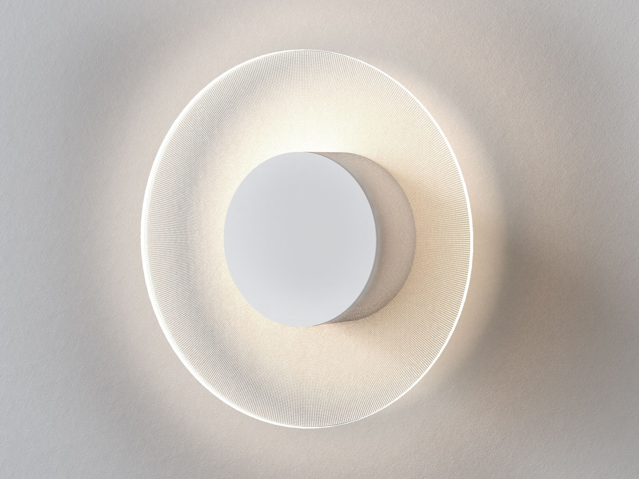 LED glass wall light HALFTONE By Astro Lighting design Riley Sanders